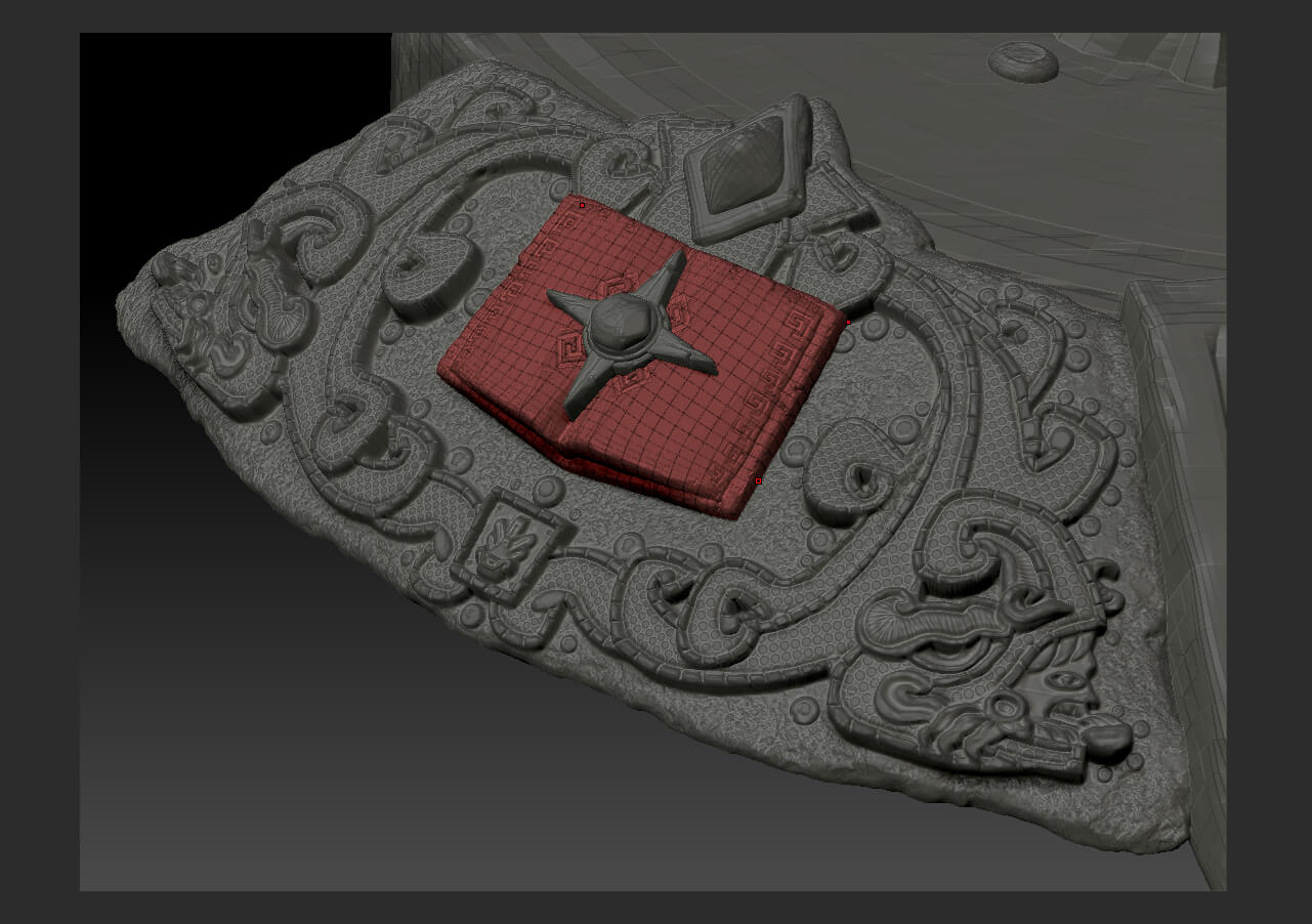 Aztec Pyramid Altar - 3D Model by boneytoes