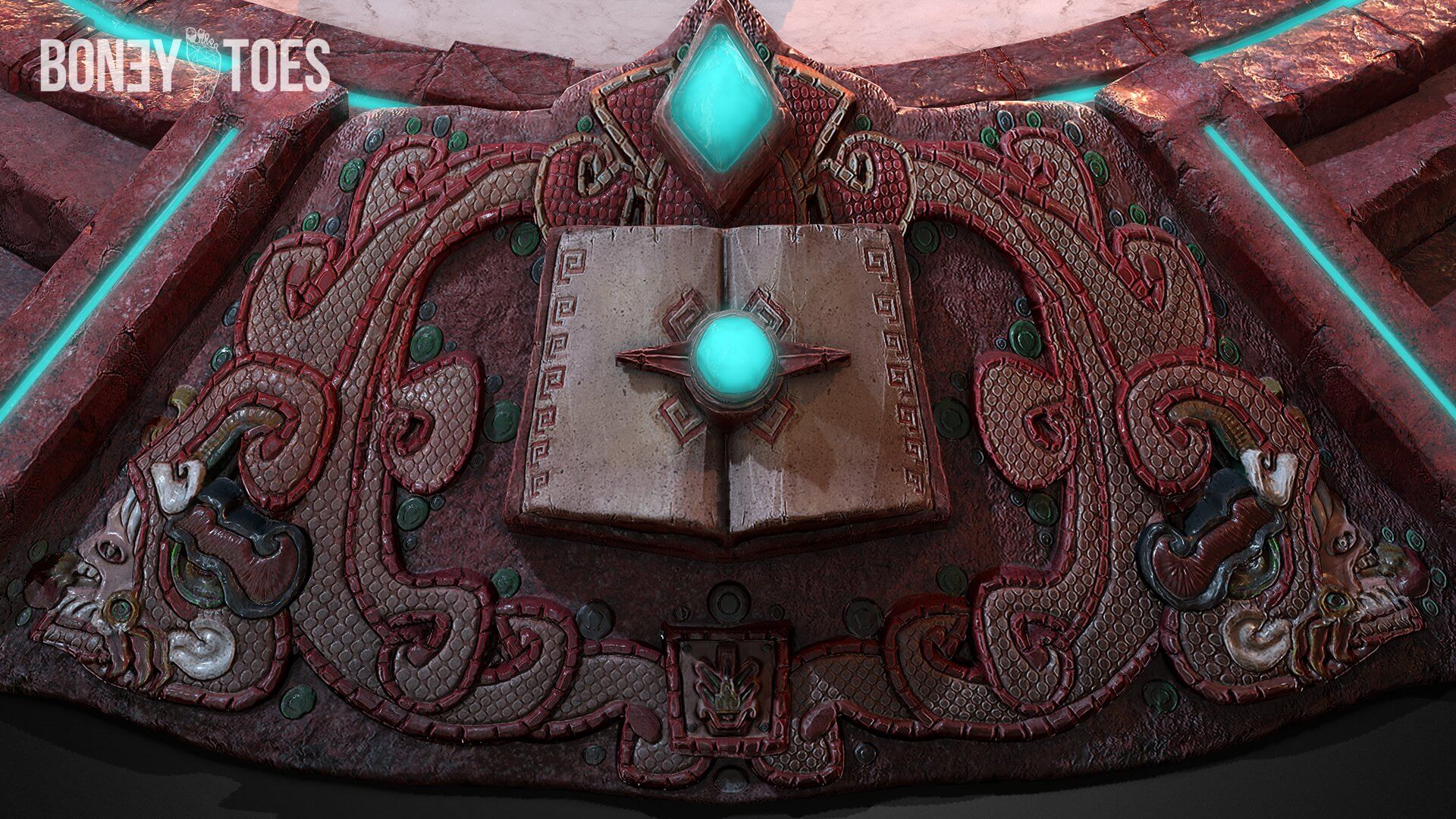 Aztec Pyramid Altar - 3D Model by boneytoes