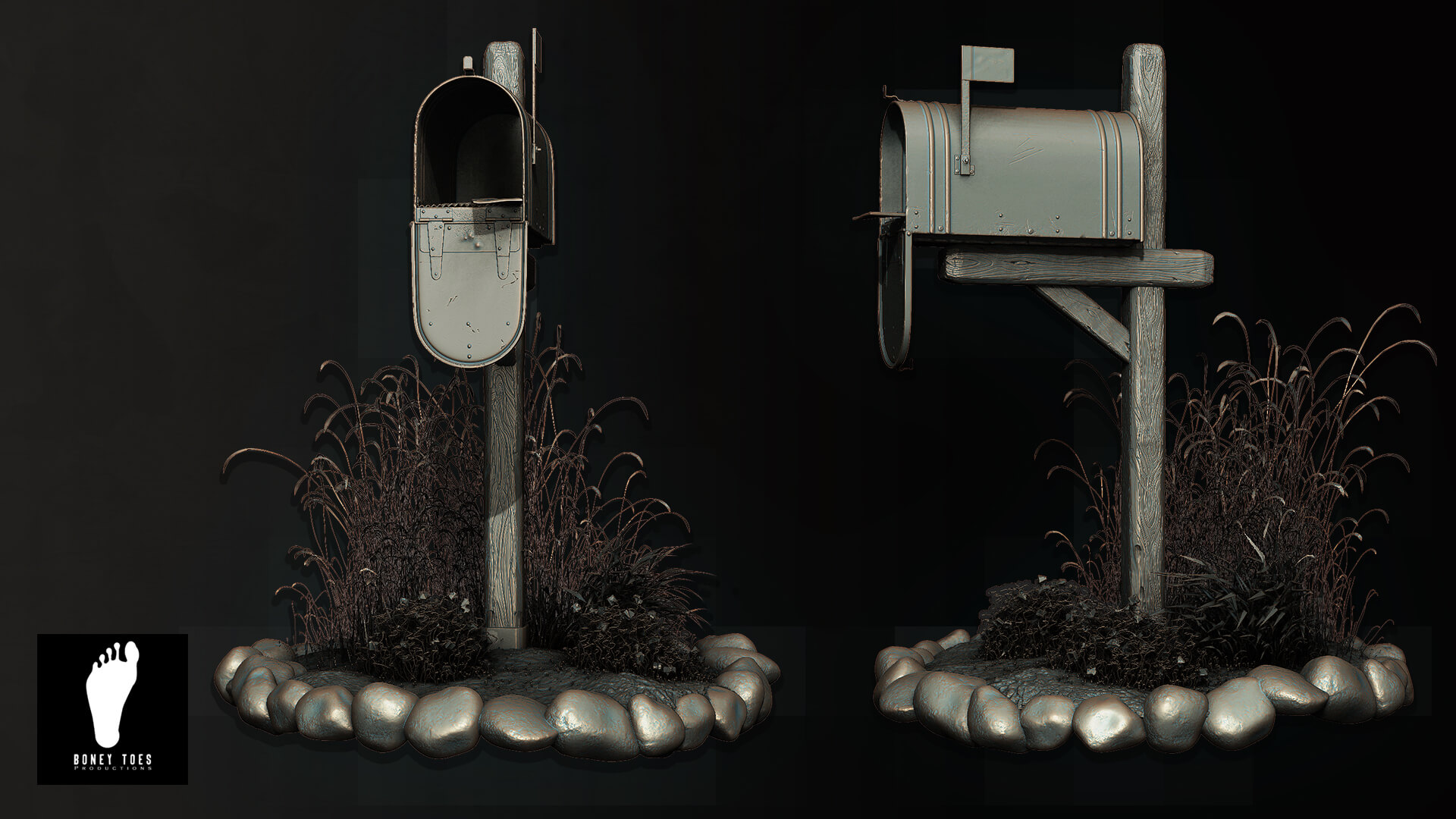 Mailbox - 3D Model by boneytoes