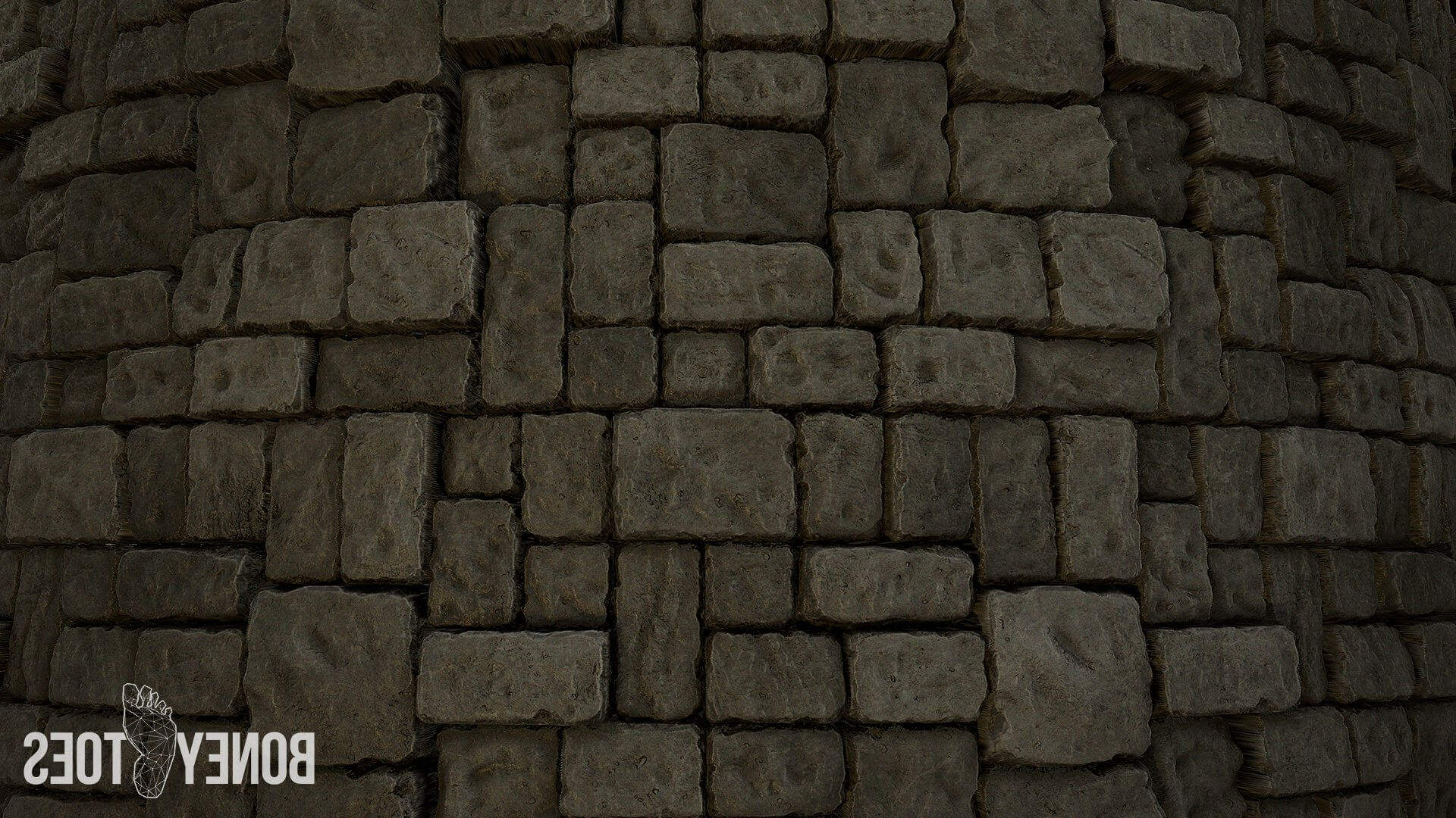 Slate Stone Tiles - Game Textures 3D Texture by boneytoes