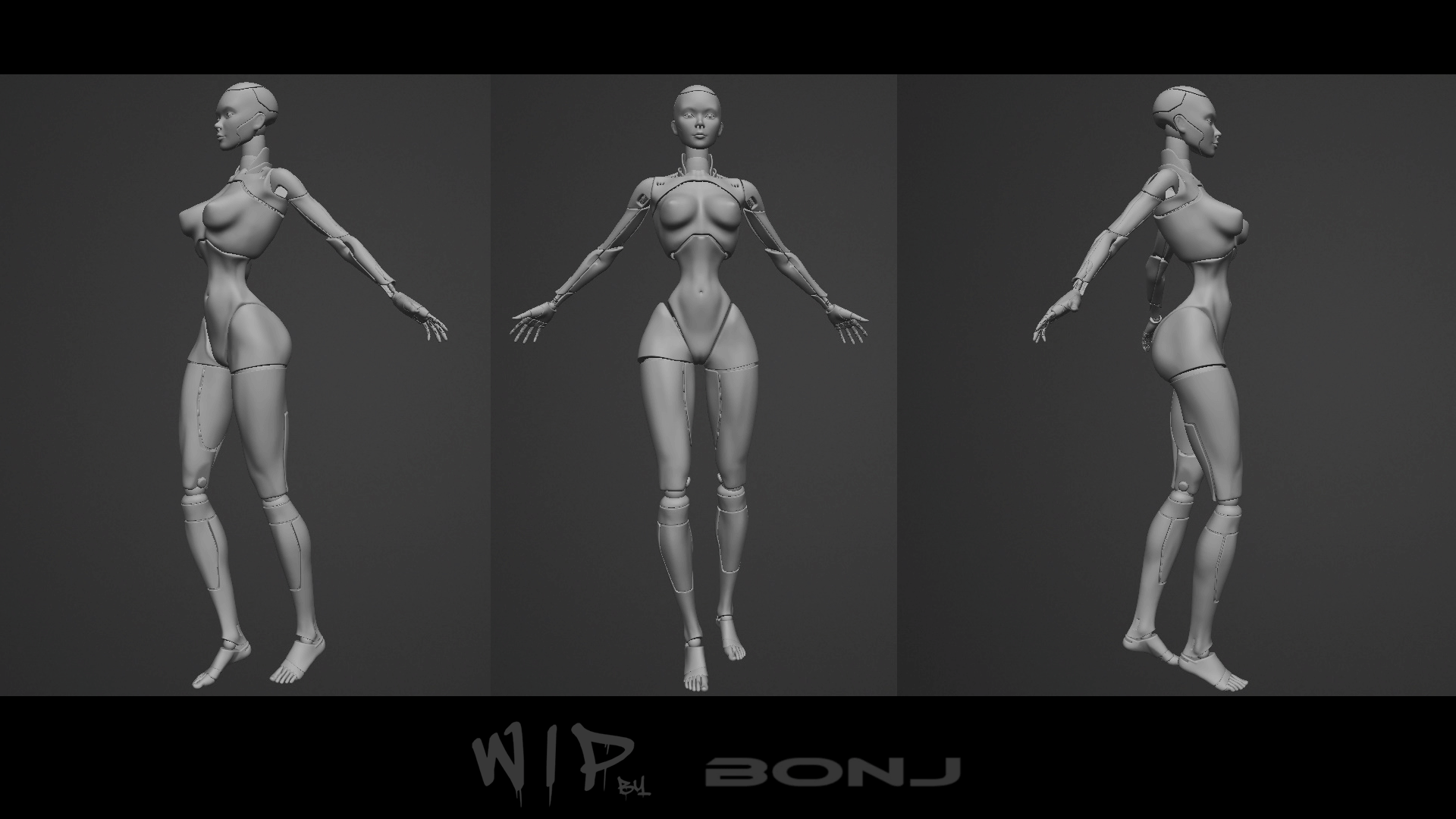 Kaolin robot wips 3D Render, Digital Art by bonj