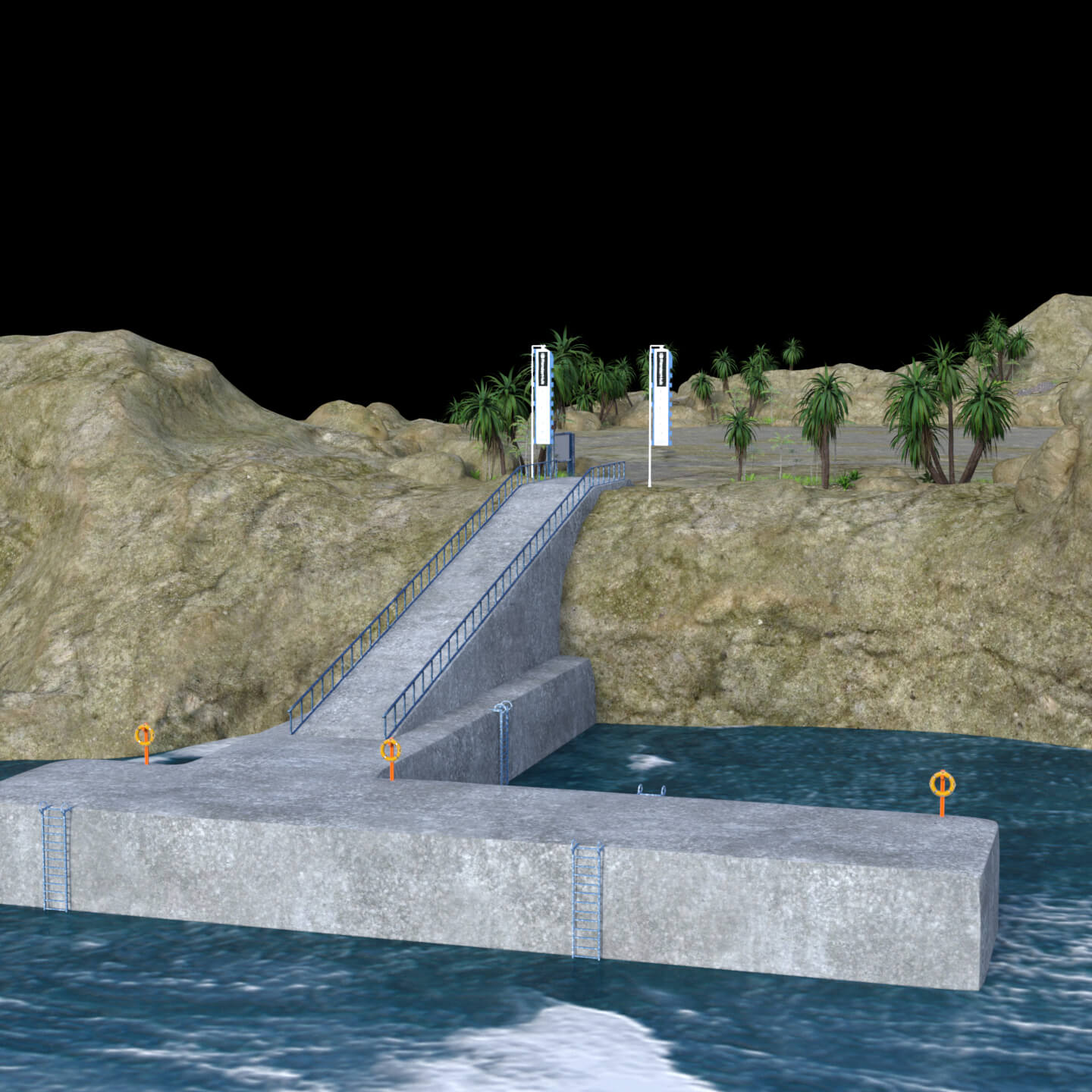 RenderHub Island - Free Daz Content by bonj