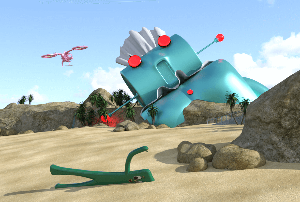 RenderHub Island - Free Daz Content by bonj