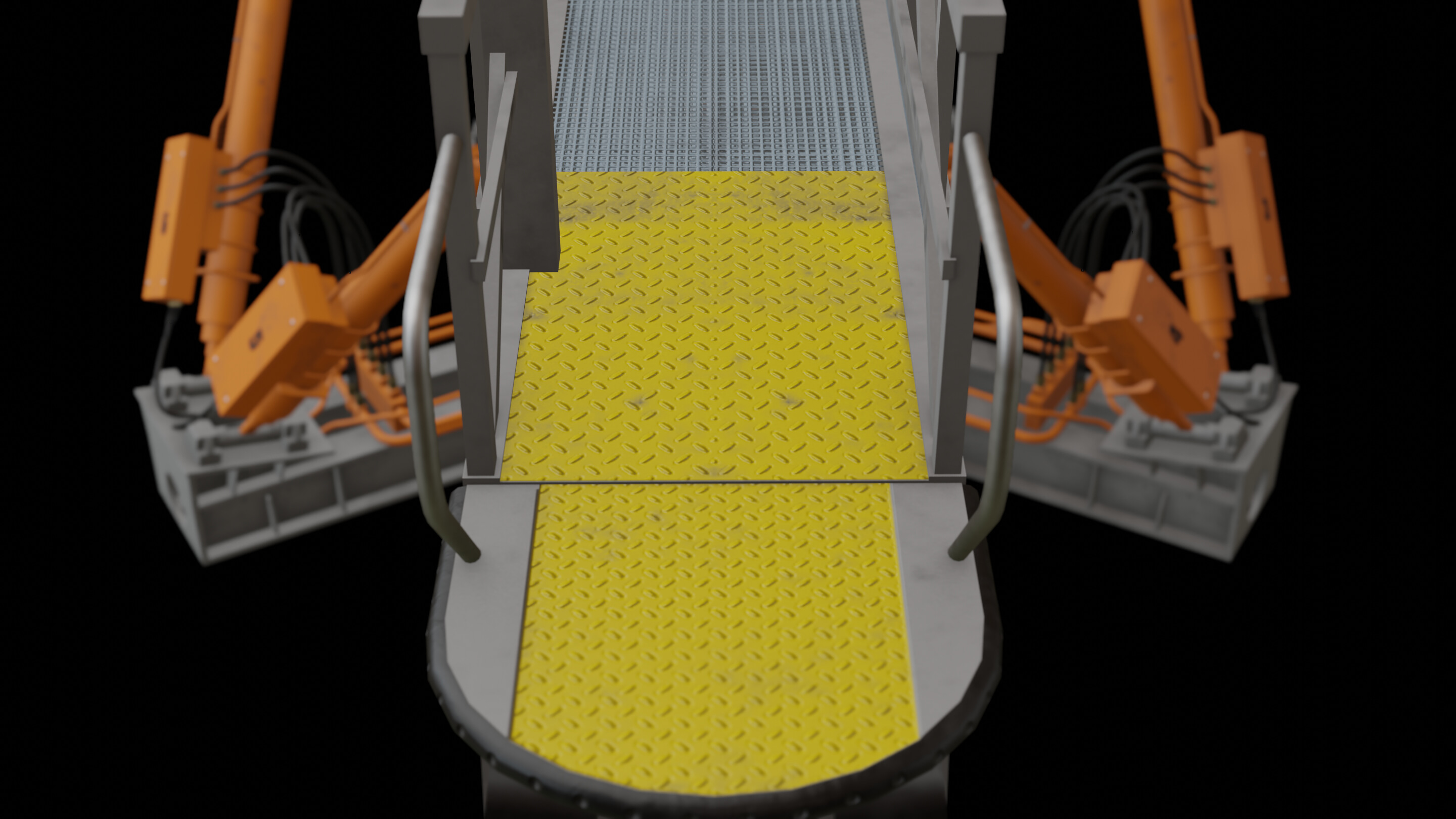Ampelmann Offshore Motion Gangway - 3D Model by Bonqhaa