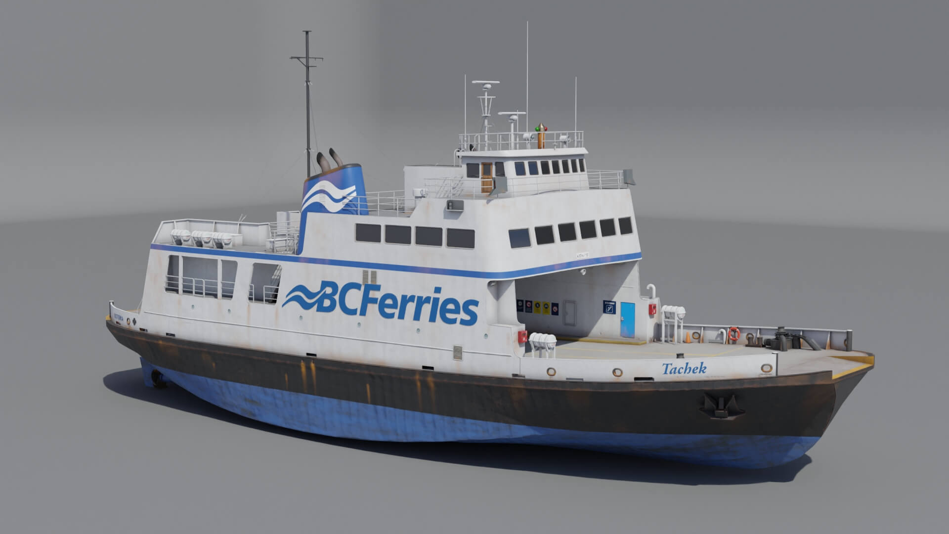 BC Ferry Passenger - 3D Model by Bonqhaa