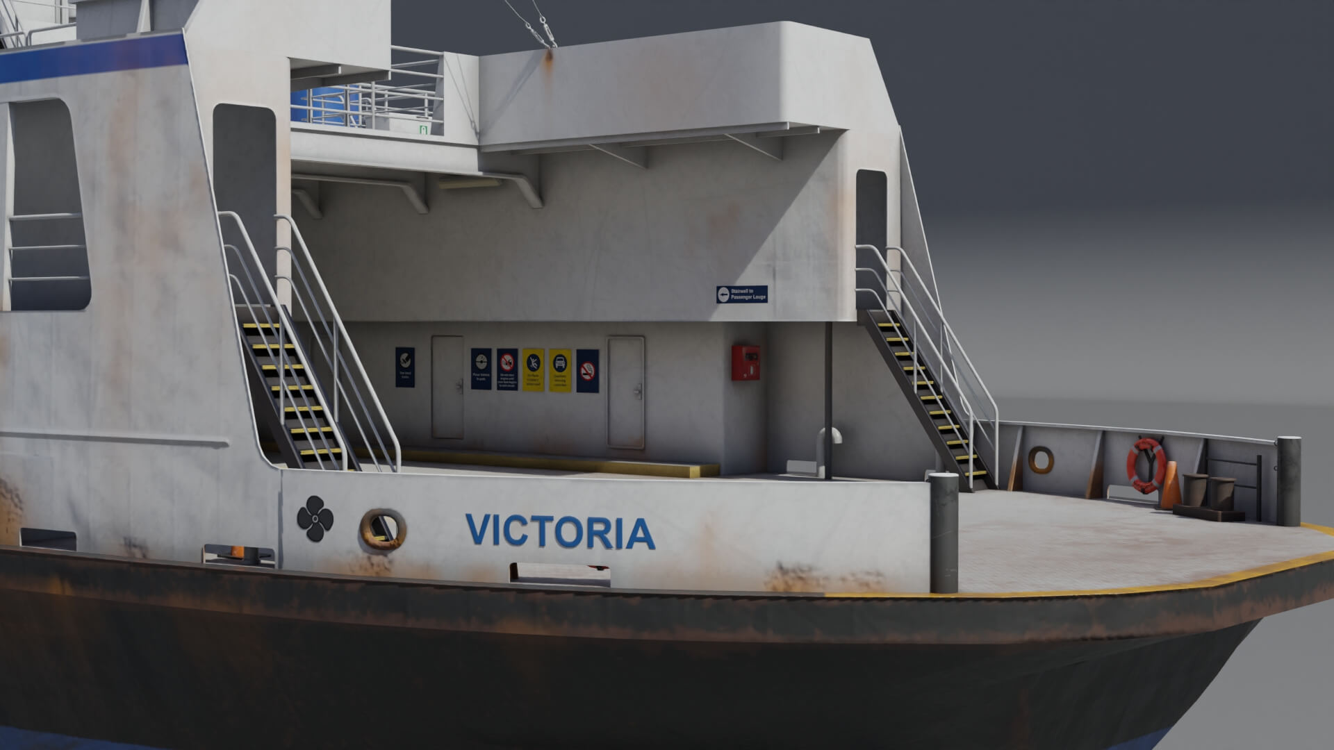 BC Ferry Passenger - 3D Model by Bonqhaa