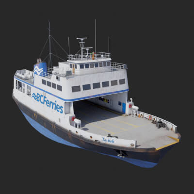 BC Ferry Passenger - 3D Model by Bonqhaa