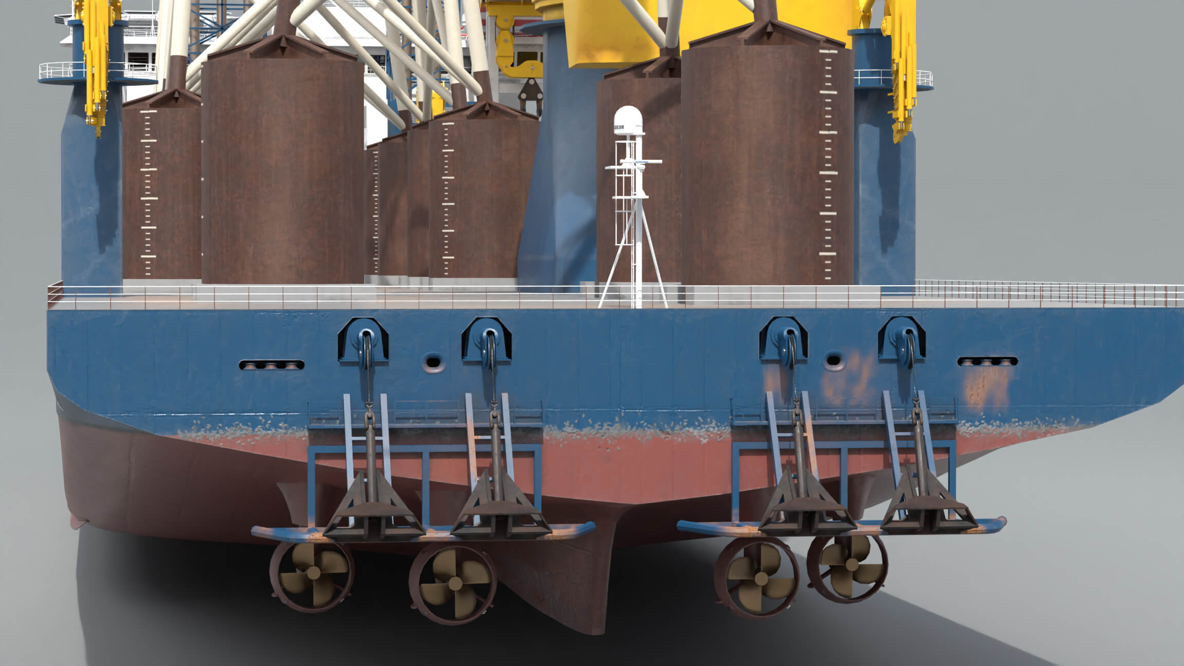 Offshore Construction - 3D Model by Bonqhaa