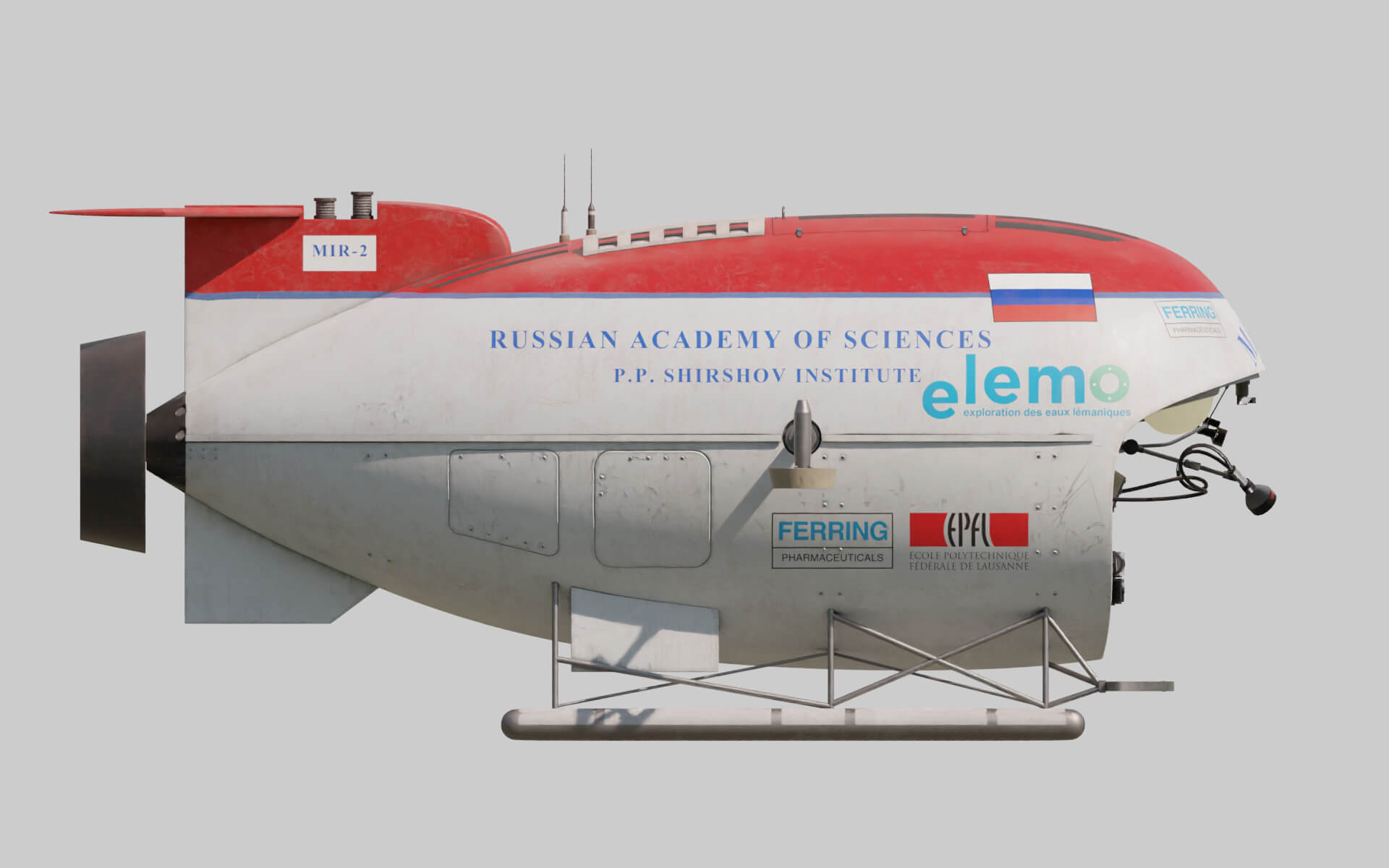 Submersibles MIR-2 3D Model by Bonqhaa