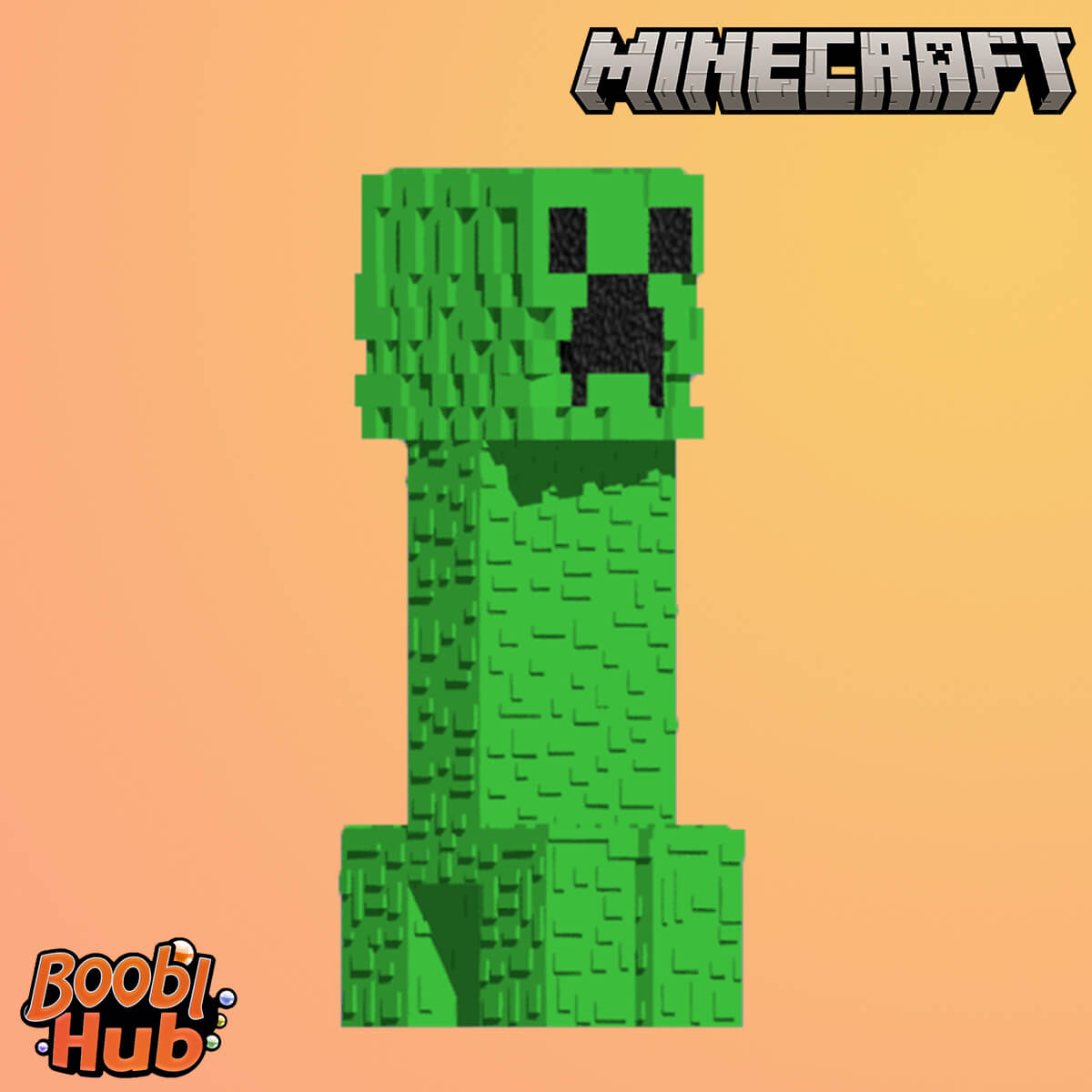 Creeper from minecraft - 3D Model by BooblHub