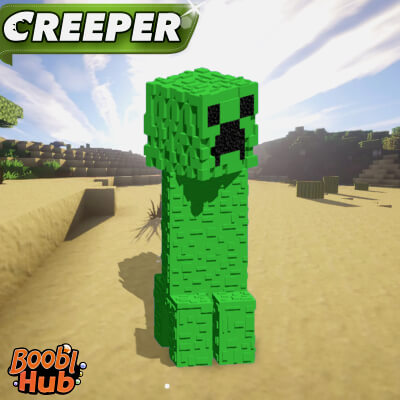 Creeper from minecraft - 3D Model by BooblHub