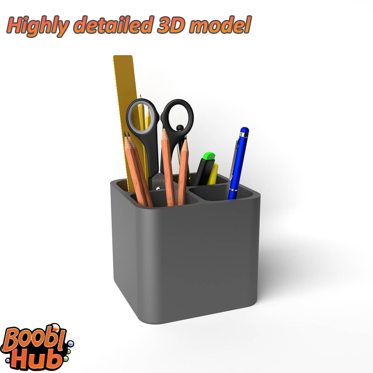 Desktop Organizer - 3D Model by BooblHub