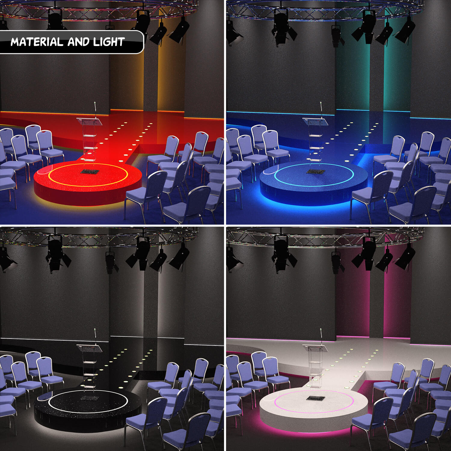 Multi Stage for DAZ 3D Render, Digital Art by Boobs Academy