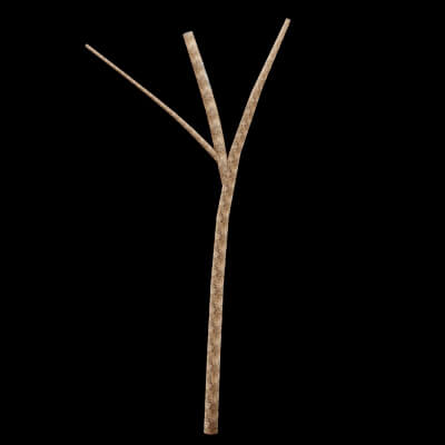 Fallen Tree Twig - 3D Model by BotaniCraft3D