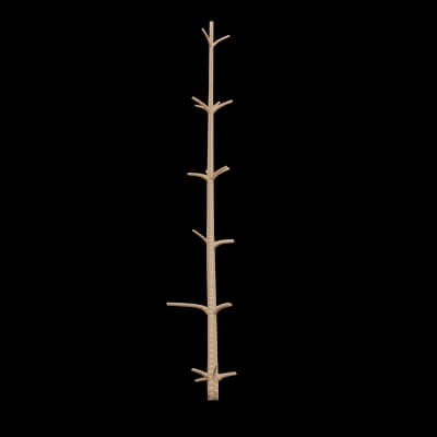 Fallen Tree Twig - 3D Model by BotaniCraft3D