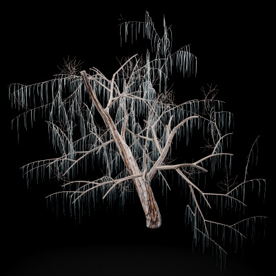 Ice Pine Tree - 3D Model by BotaniCraft3D