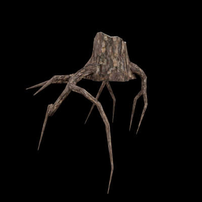 Realistic Dead Tree - 3D Model by BotaniCraft3D
