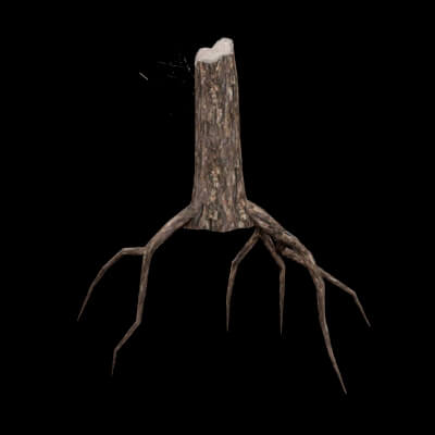 Realistic Dead Tree - 3D Model by BotaniCraft3D