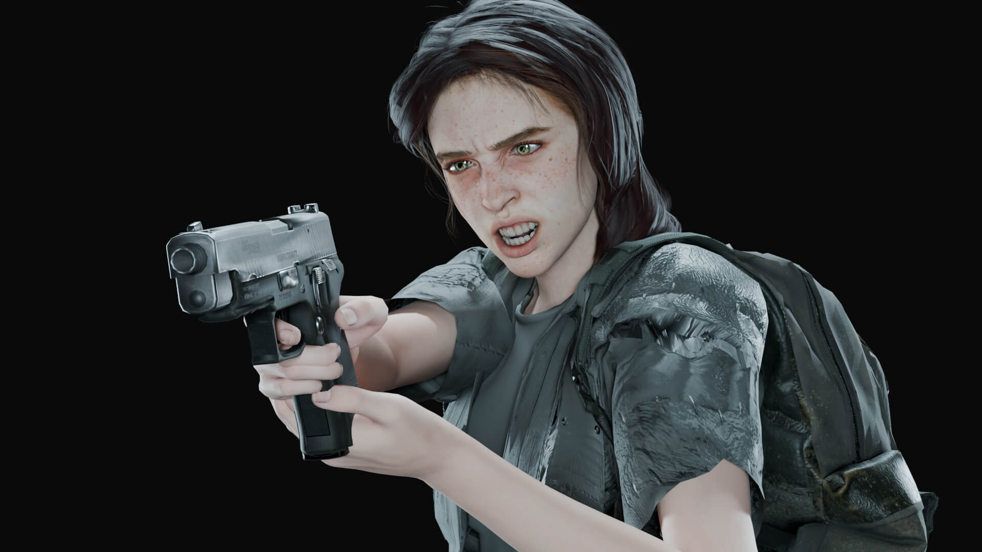 Ellie Williams - 3D Model by boudy6000