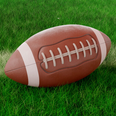 American Football - 3D Model by BraiZero