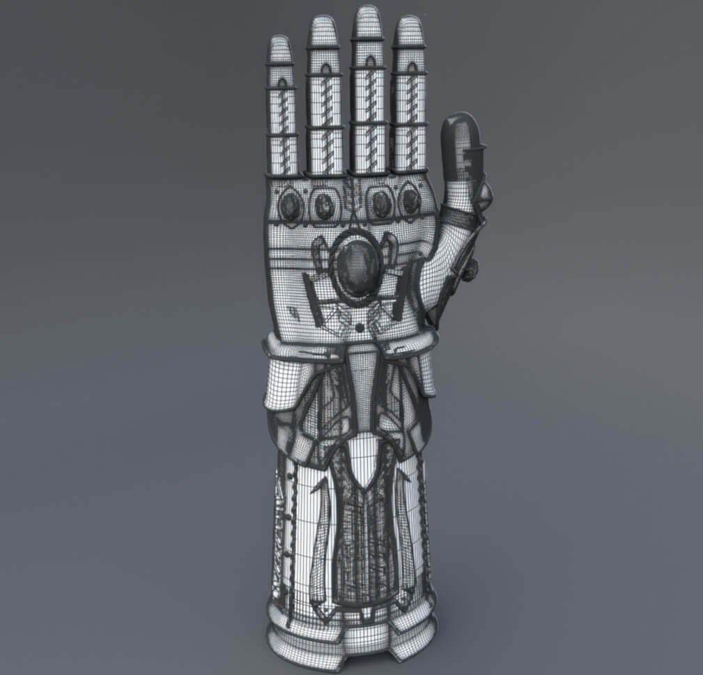 Infinity Gauntlet - 3D Model by BraiZero
