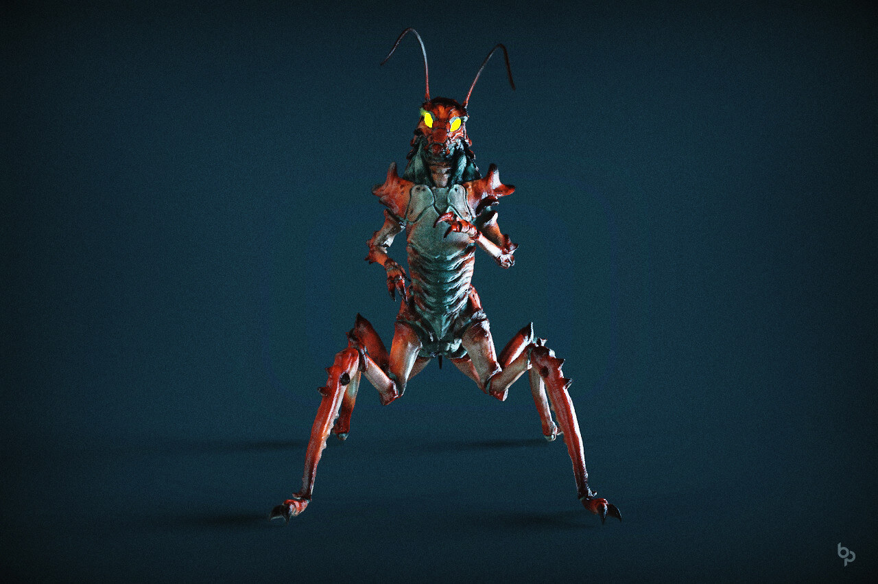 Space Roach 3d Model By Brandonrp