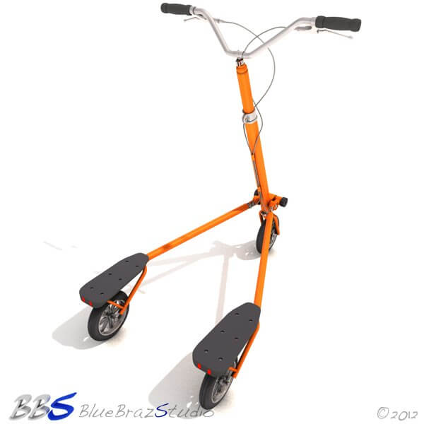 Trikke - 3D Model by braz