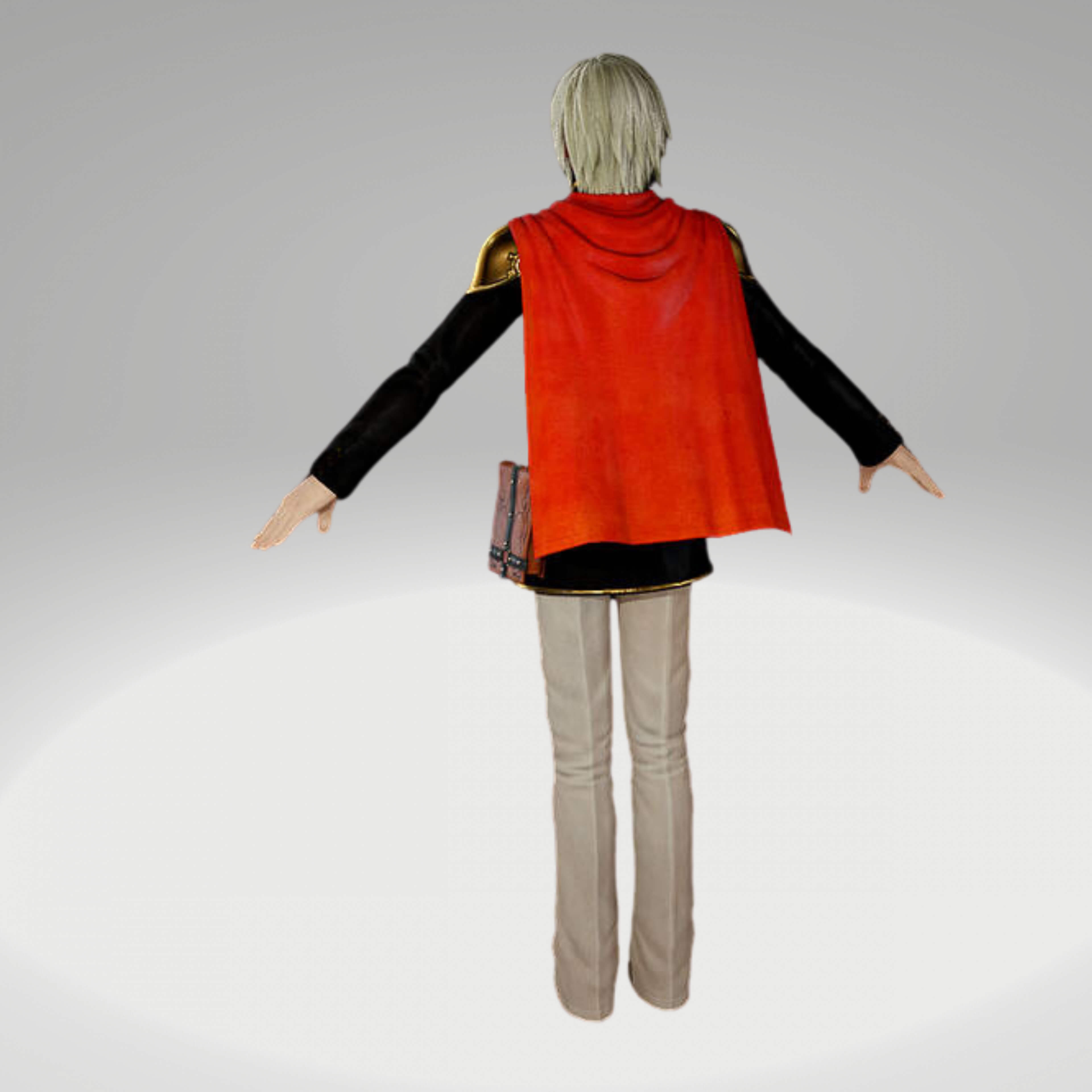 Dissidia Nt - Ace (Winter Akademia Uniform) 3D Model by Breakaway