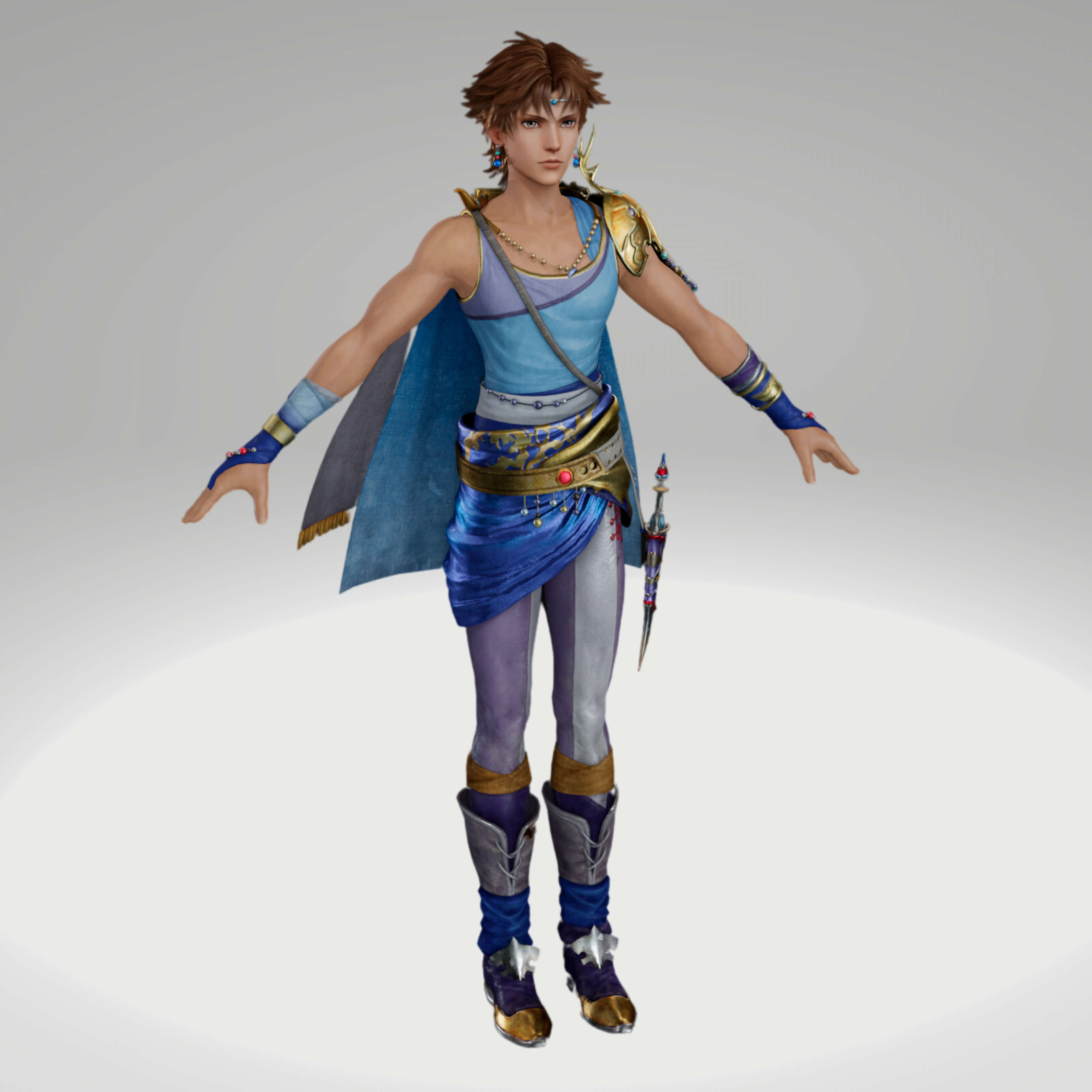 Dissidia Nt - Bartz 3D Model by Breakaway