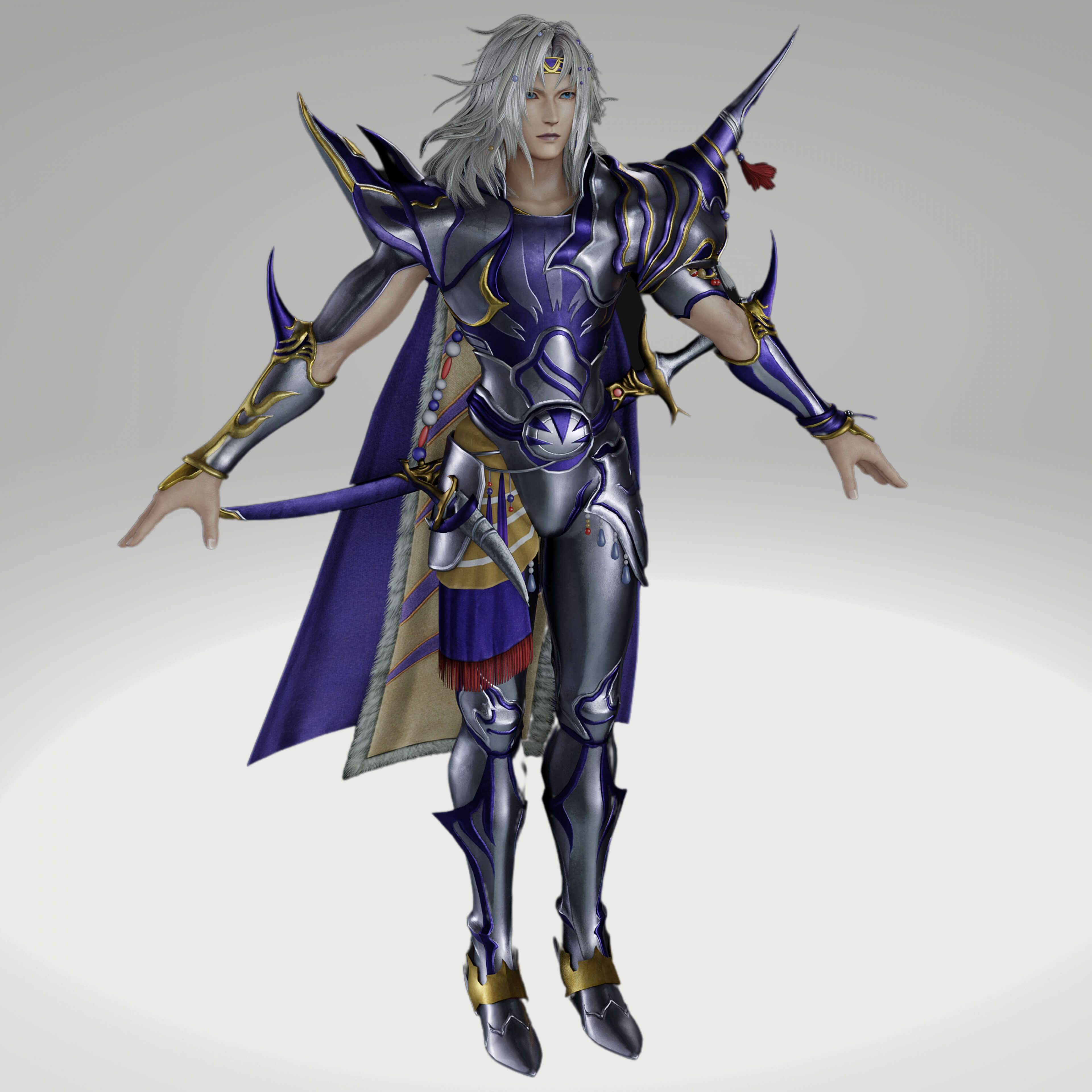Dissidia Nt - Cecil Harvey 3D Model by Breakaway