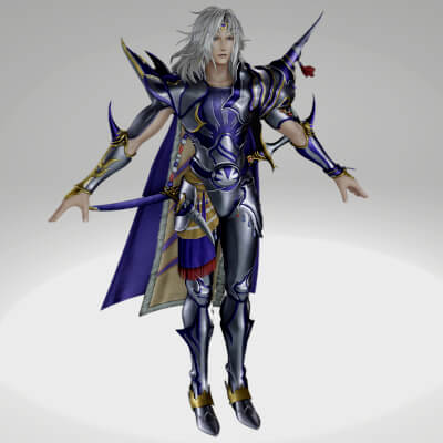 Dissidia Nt - Cecil Harvey 3D Model by Breakaway