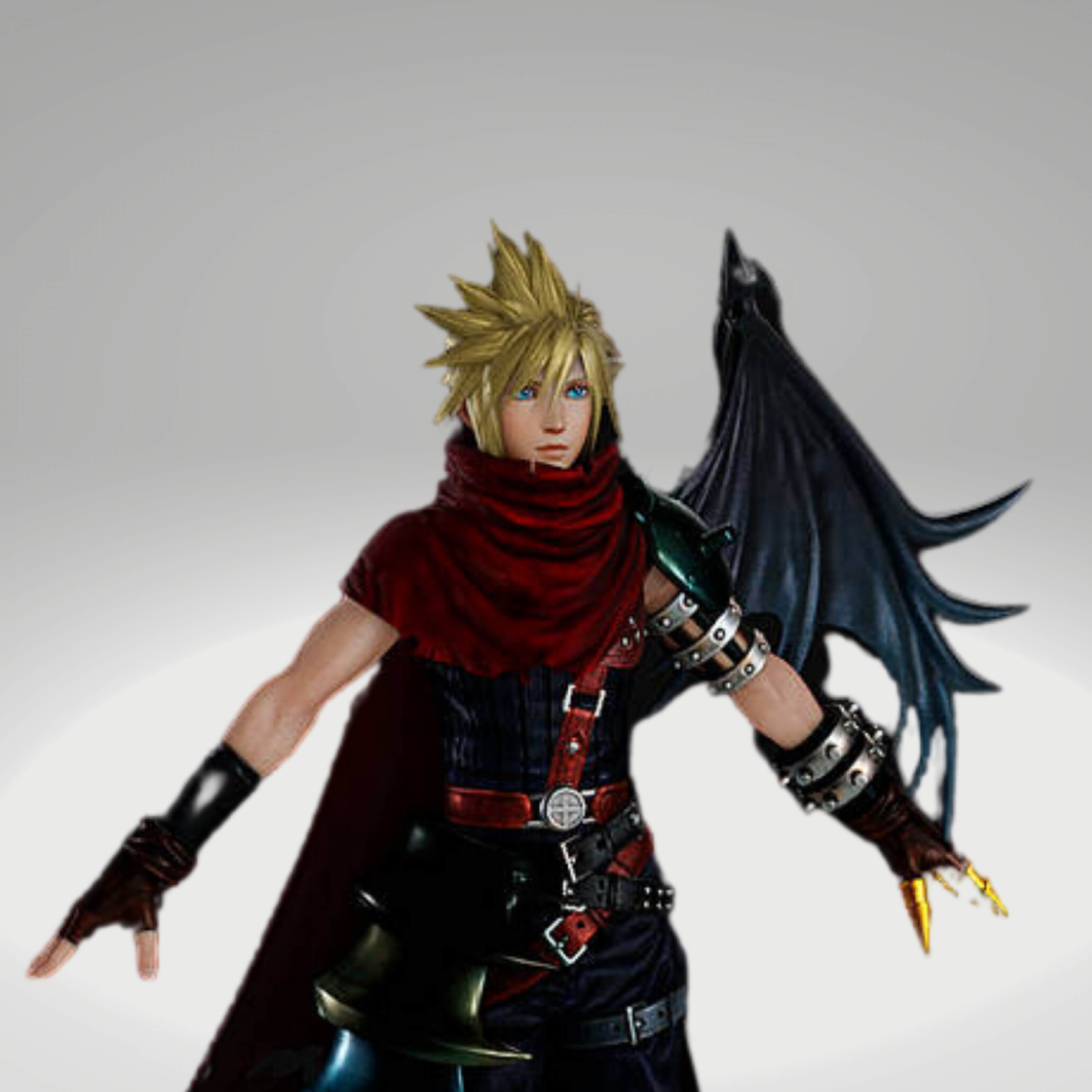 Dissidia Nt - Cloud Strife (Sky Soarer) 3D Model by Breakaway
