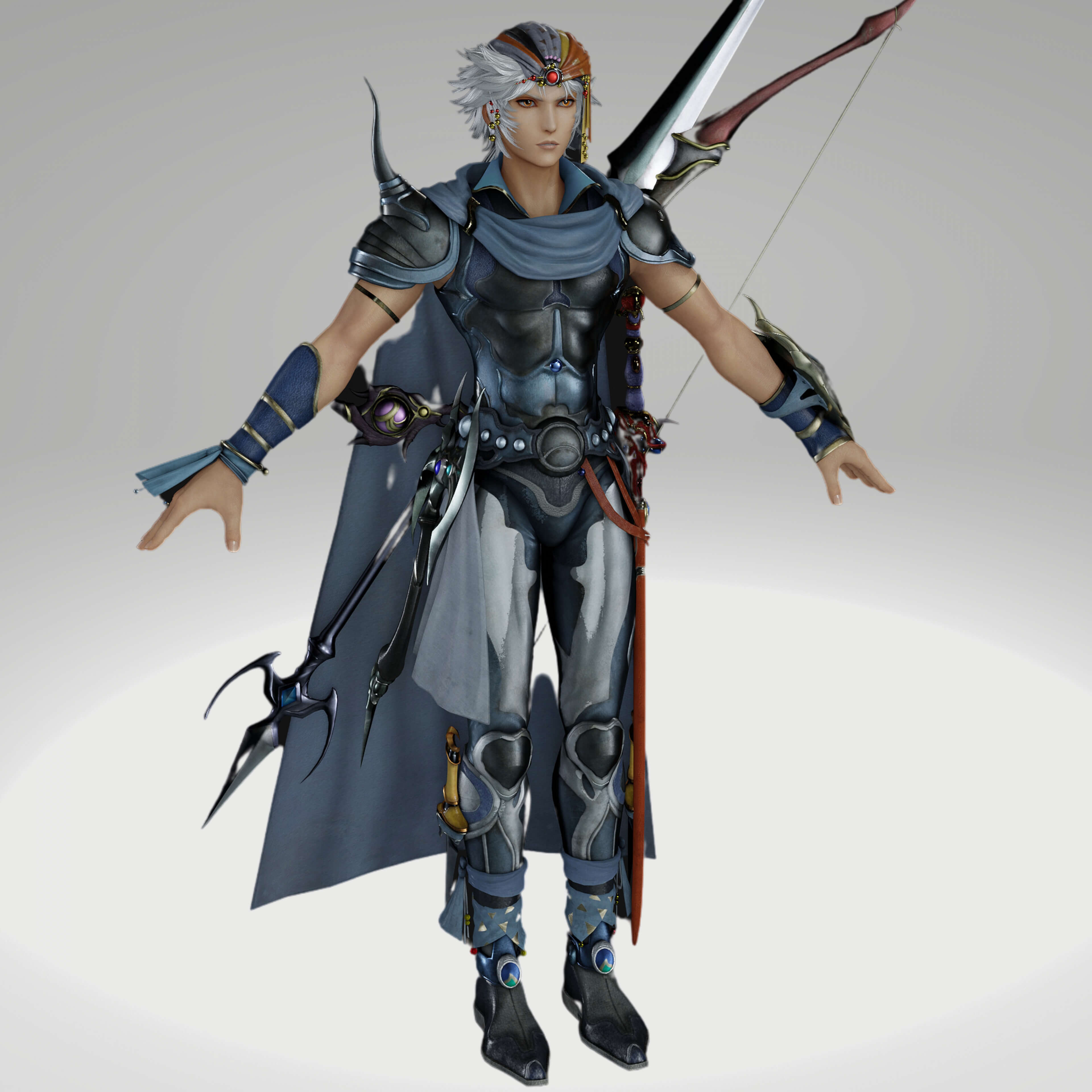 Dissidia Nt - Firion 3D Model by Breakaway