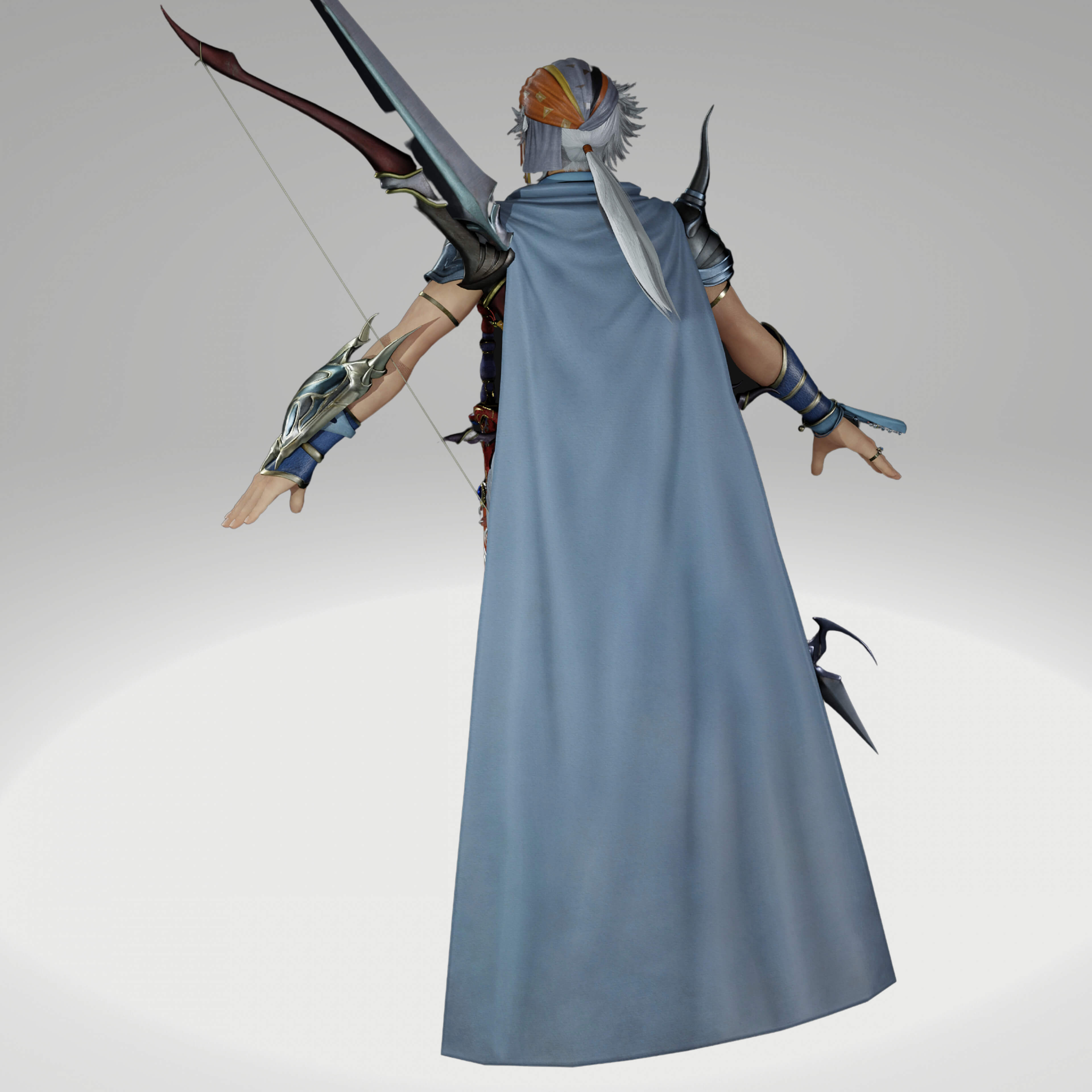 Dissidia Nt - Firion 3D Model by Breakaway