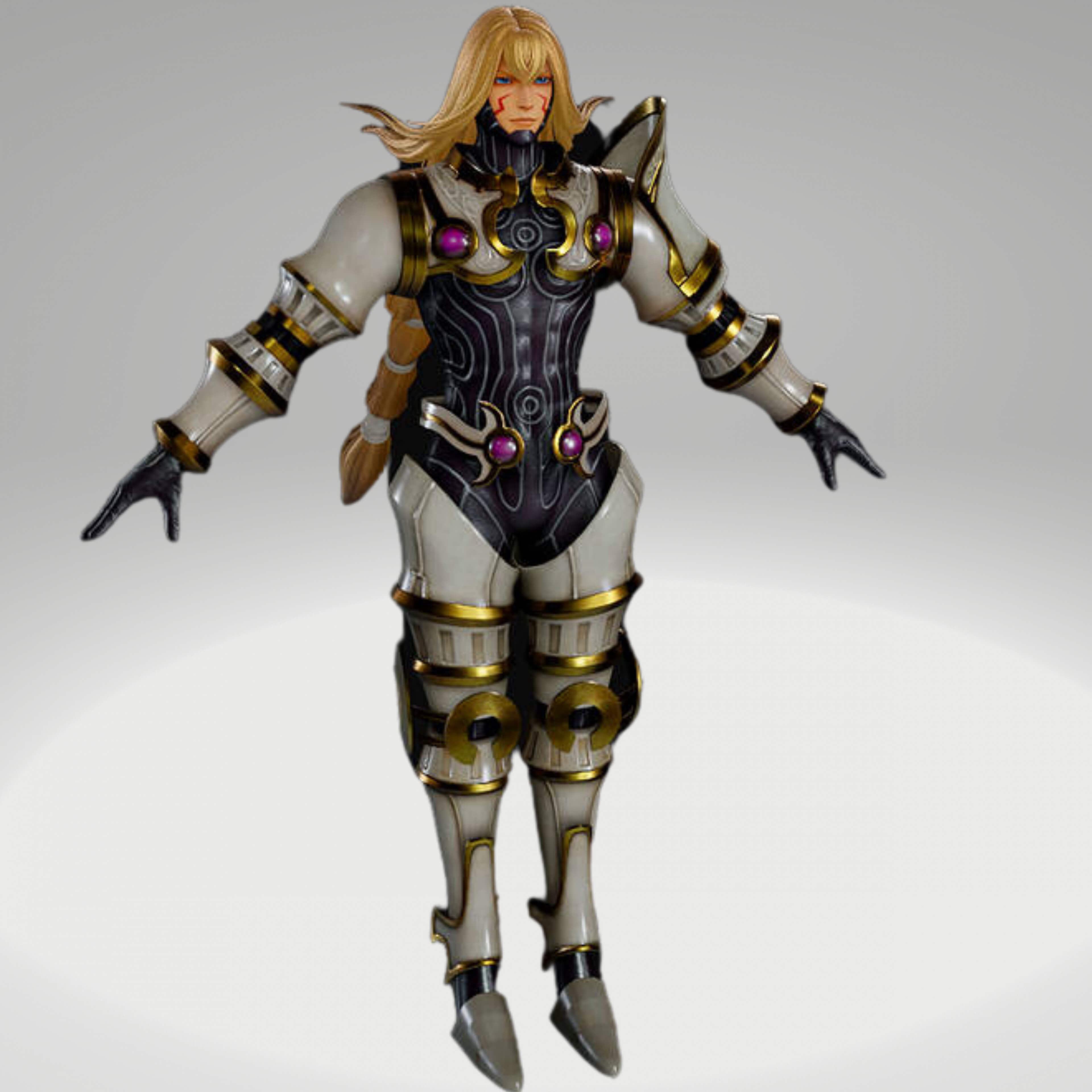 Dissidia Nt - Kam'lanaut (Descendant of Zilard) 3D Model by Breakaway