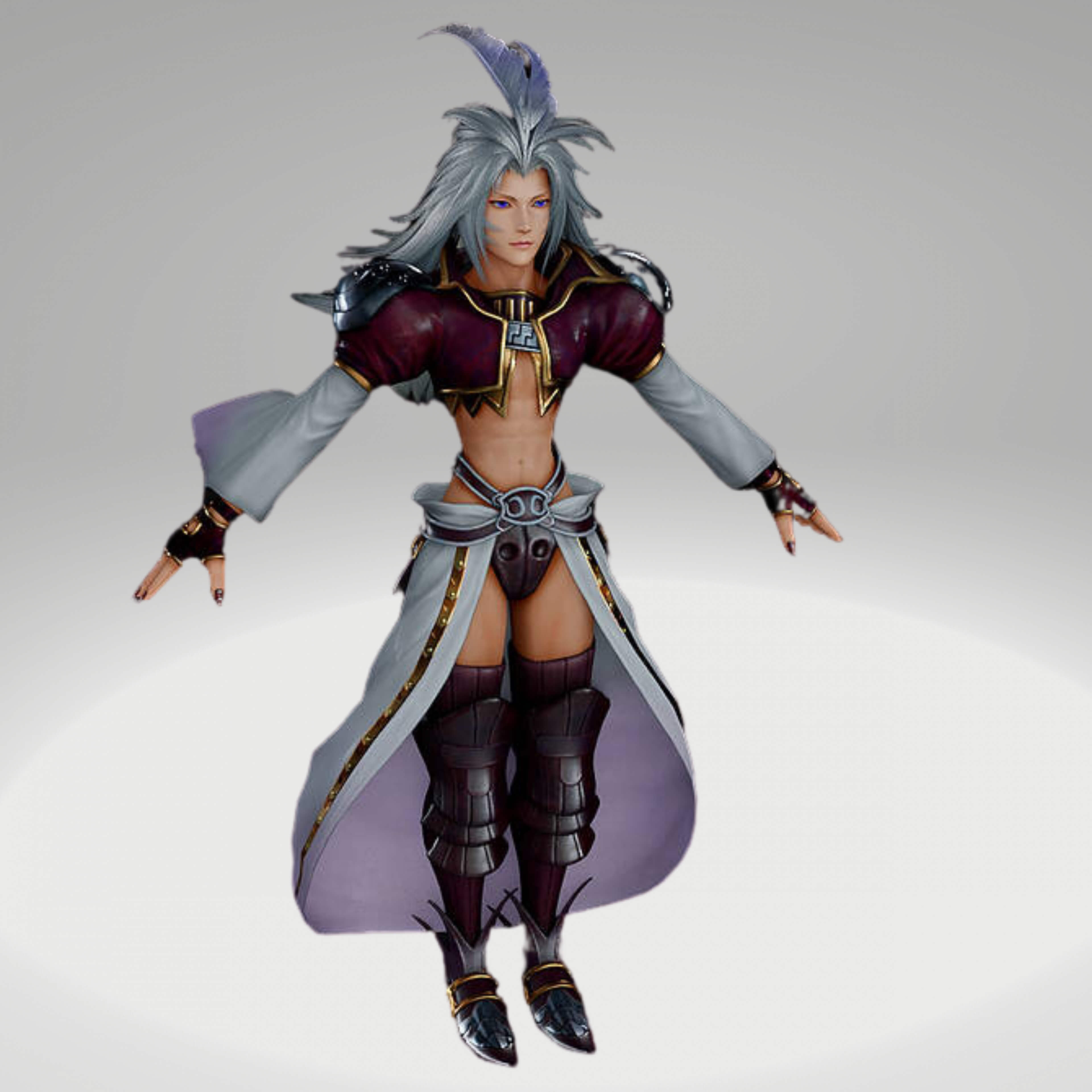 Dissidia Nt - Kuja (Angel of Death) 3D Model by Breakaway