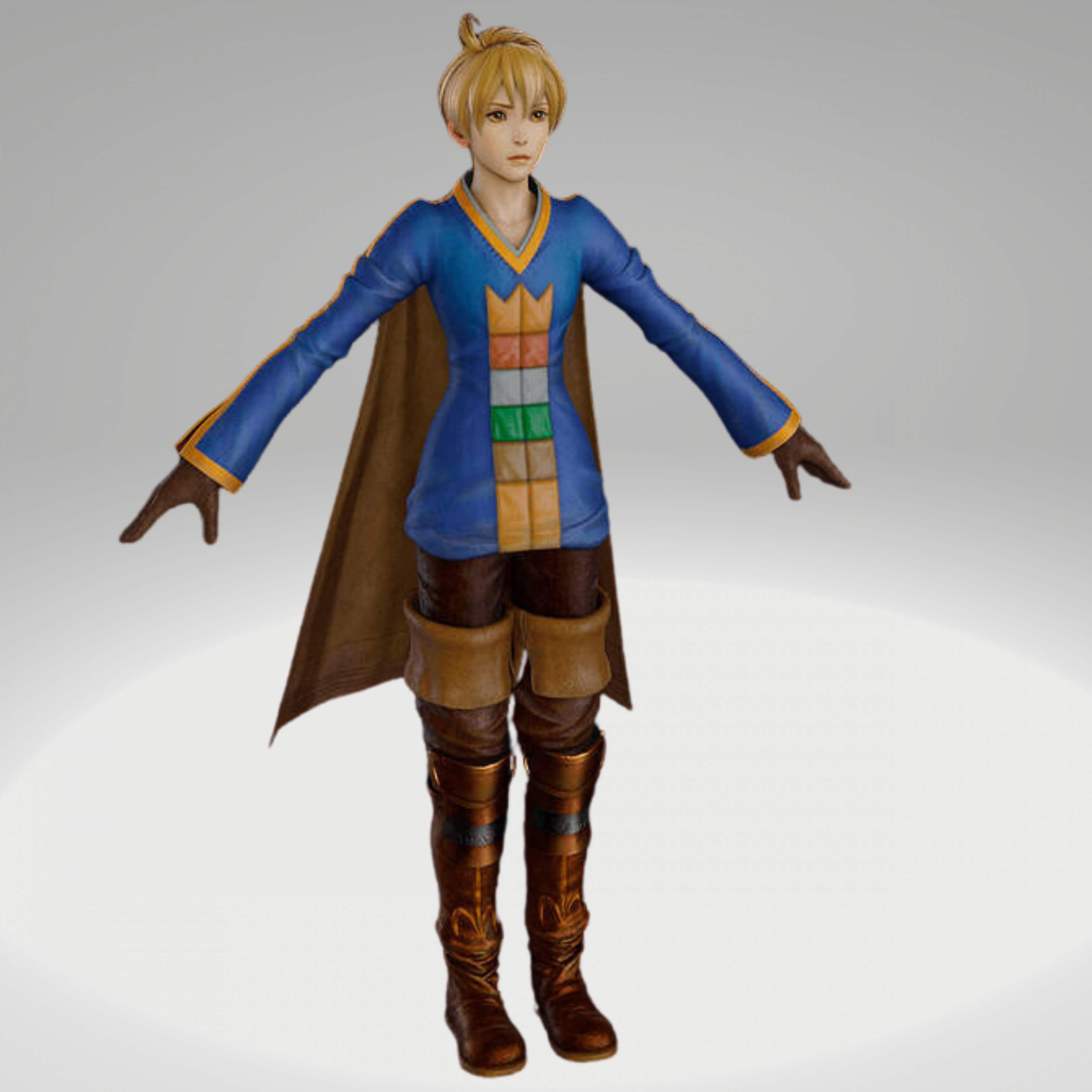 Dissidia Nt - Ramza Beoulve 3D Model by Breakaway