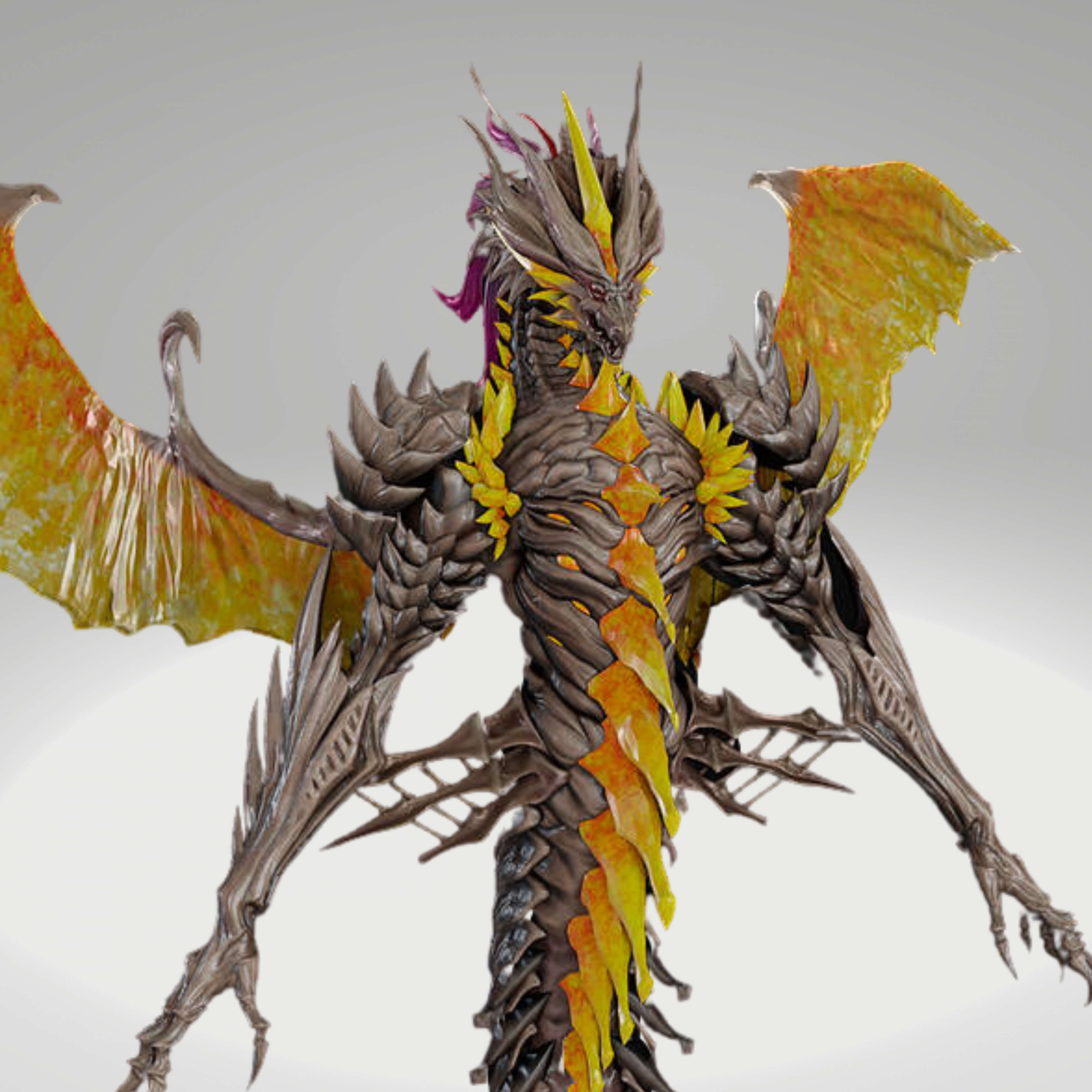 Dissidia Nt - Shinryu 3D Model by Breakaway