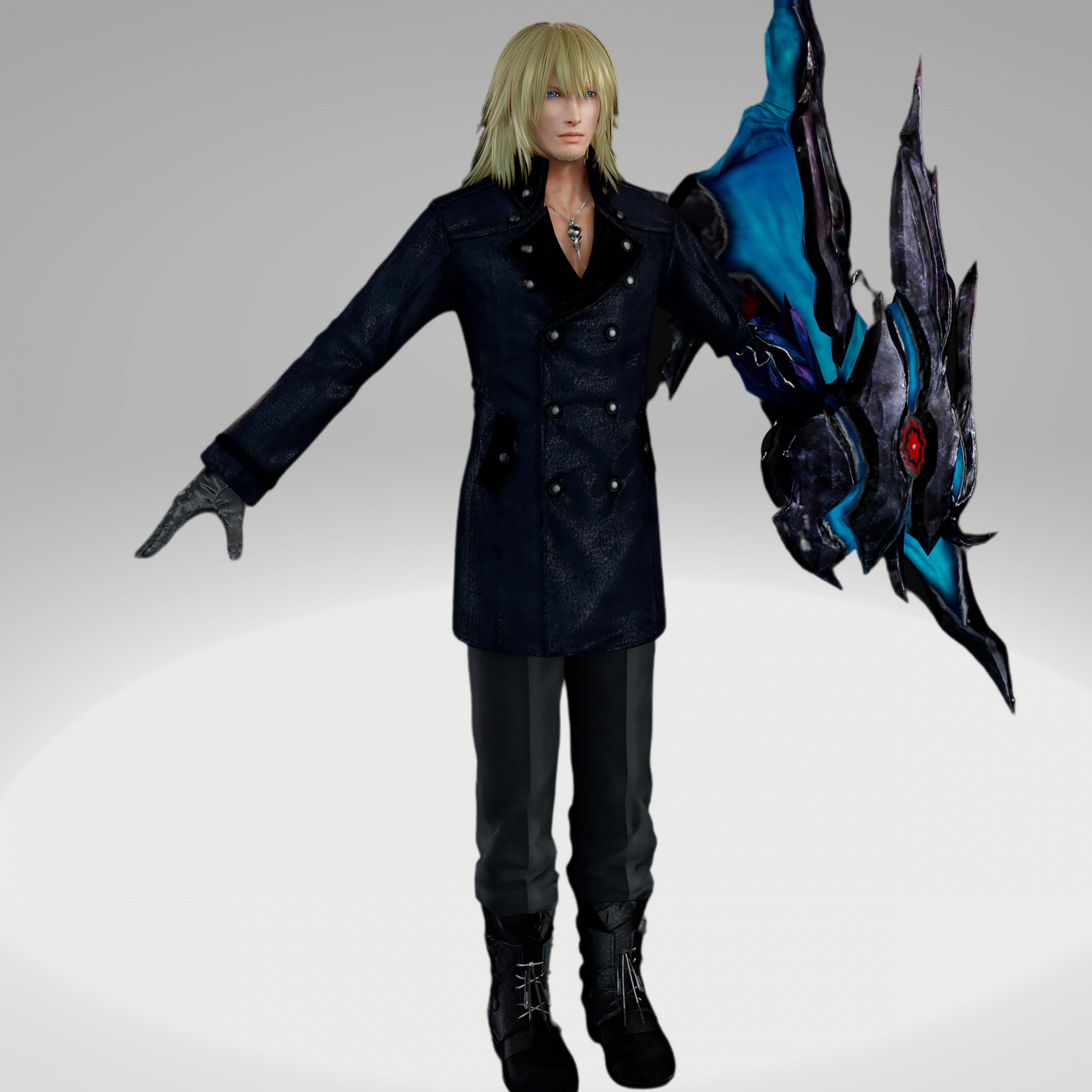 Dissidia Nt - Snow Villiers 3D Model by Breakaway