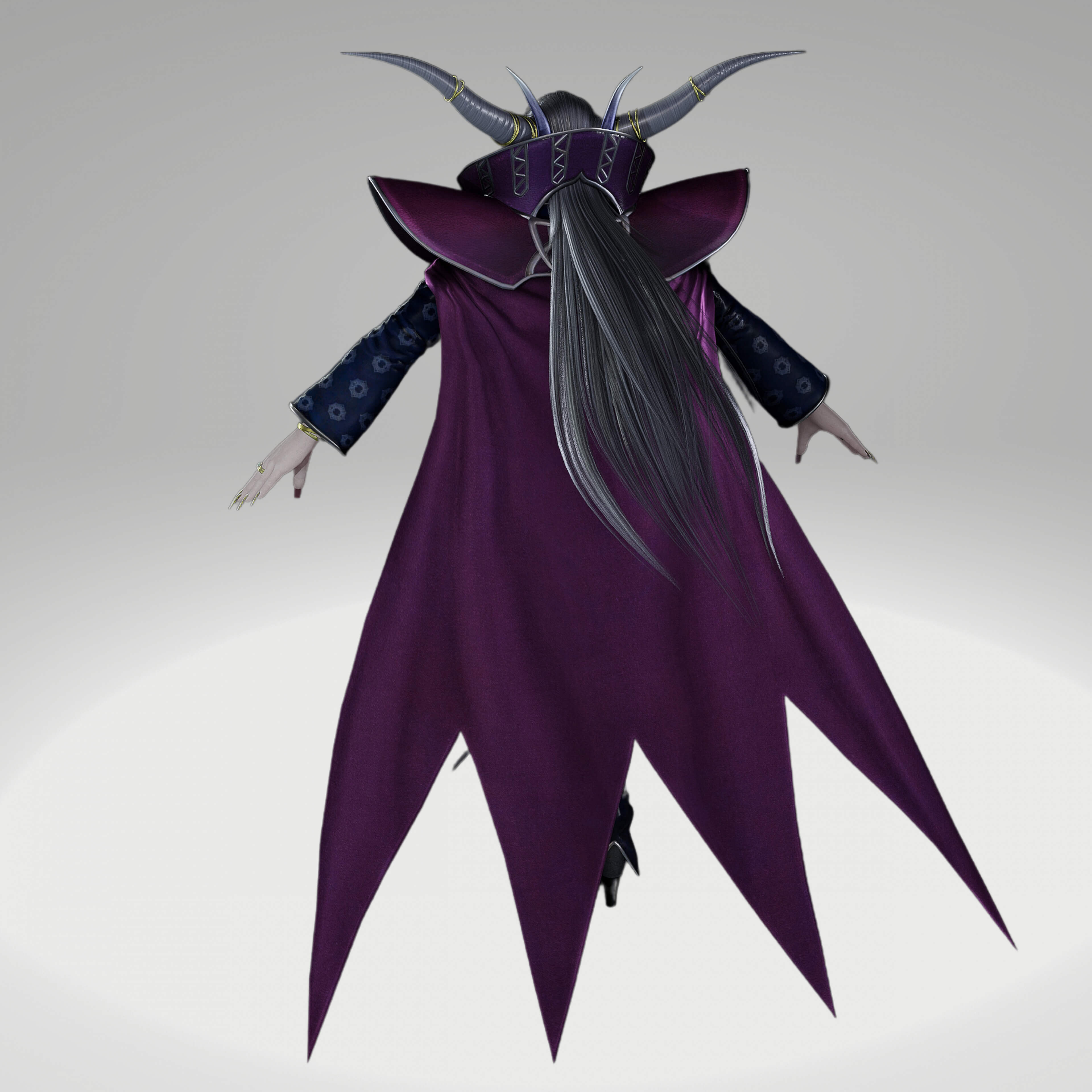 Dissidia Nt - The Emperor(Violet Robe) 3D Model by Breakaway