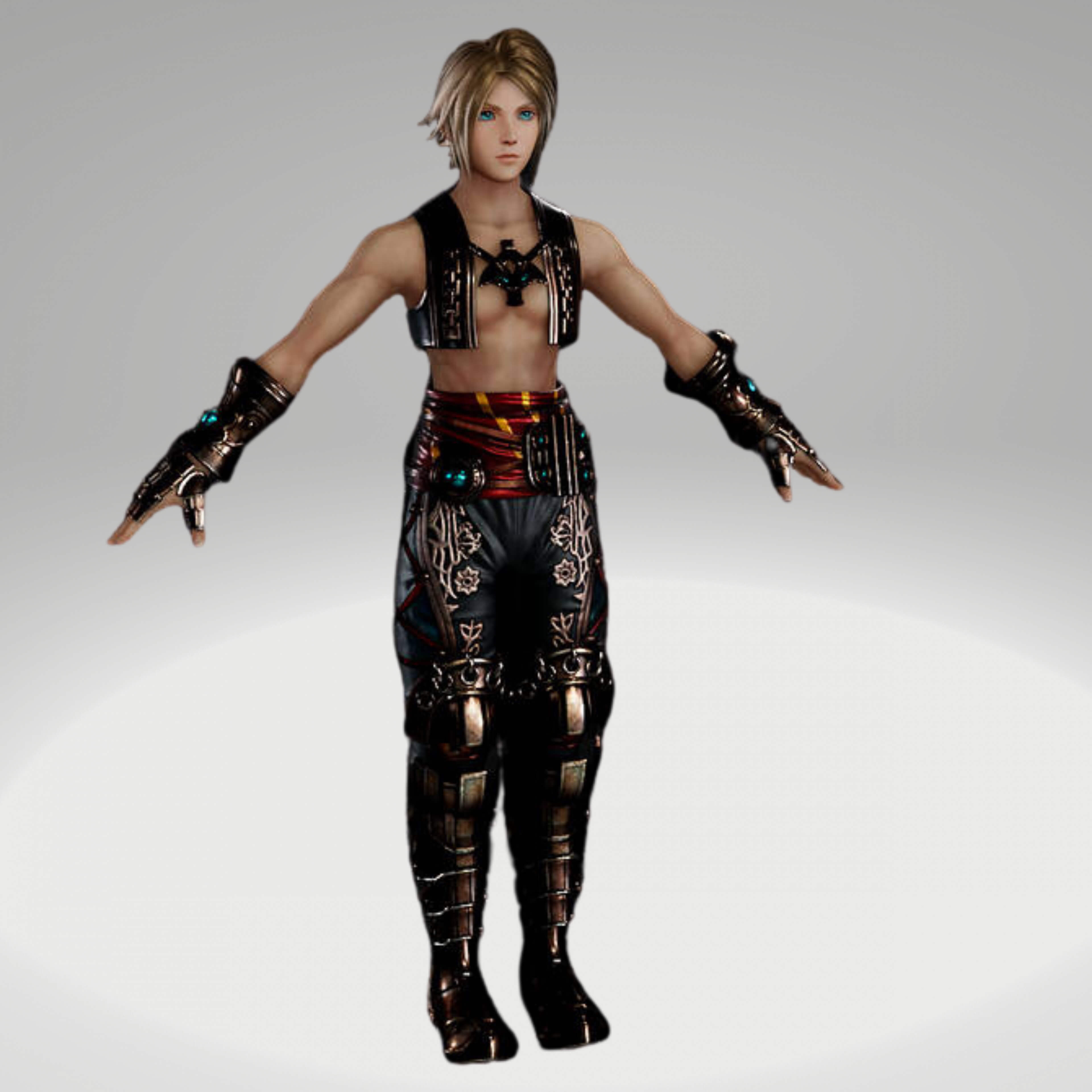 Dissidia Nt - Vaan (Pirate Greenhorn) 3D Model by Breakaway