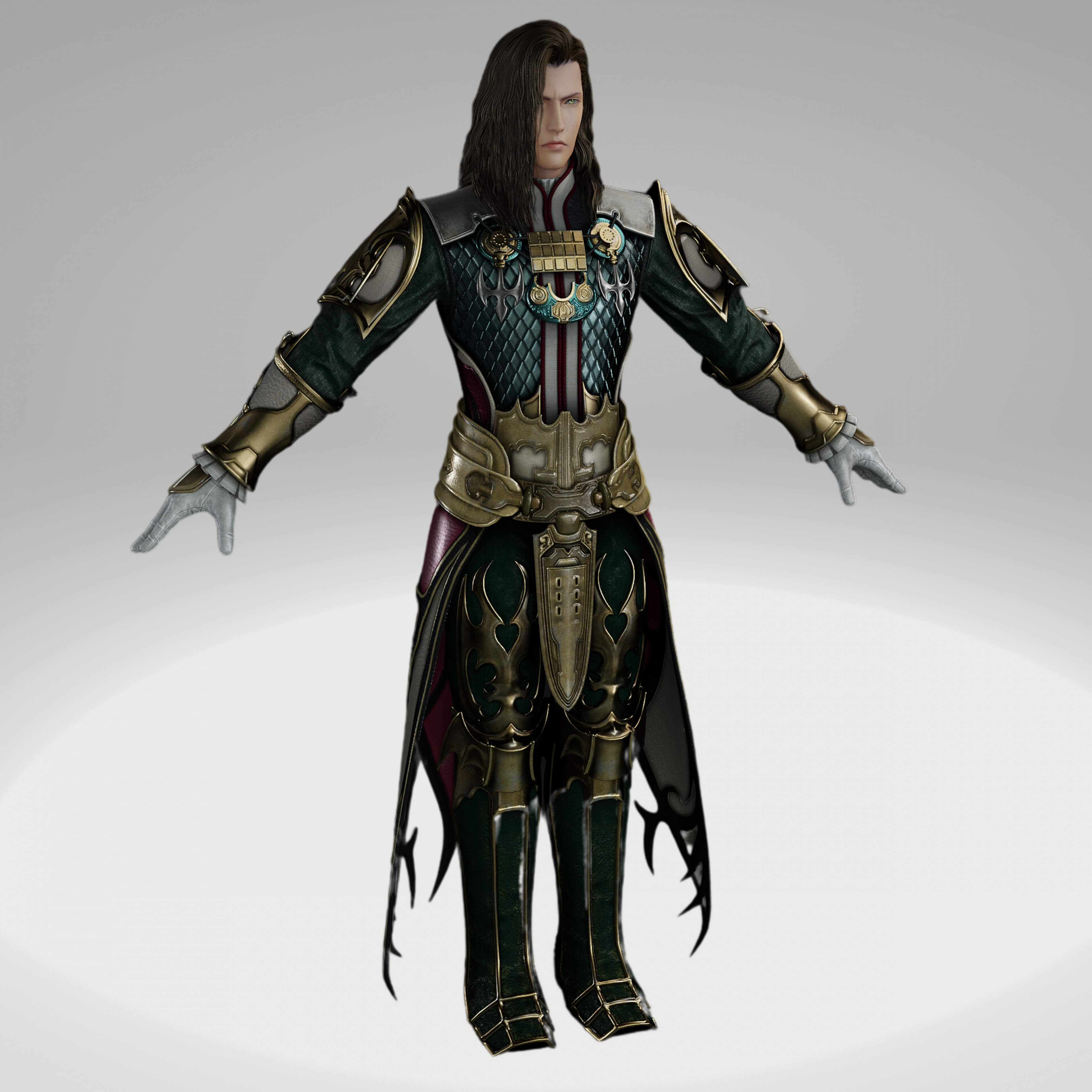 Dissidia Nt - Vayne Carudas Solidor 3D Model by Breakaway
