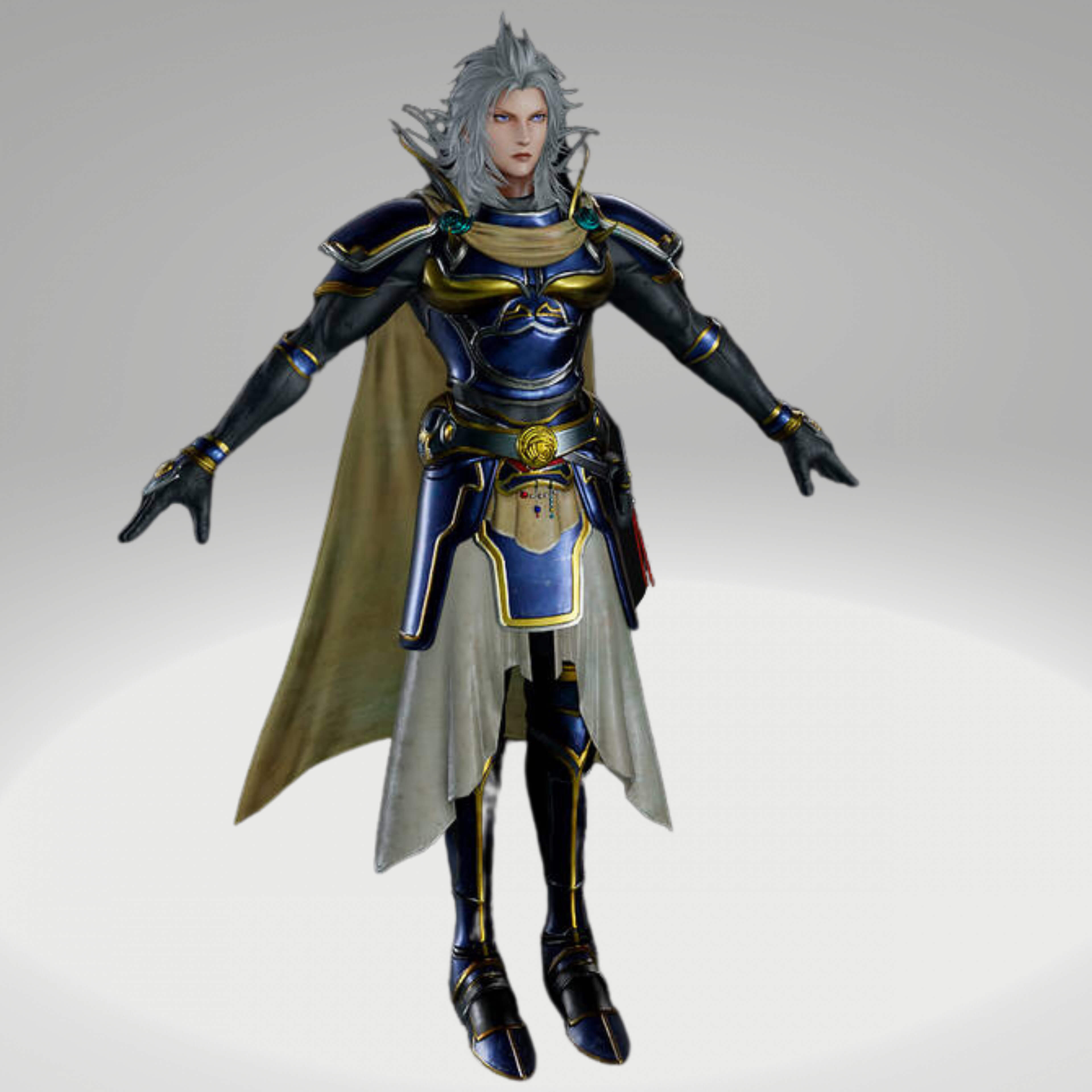 Dissidia Nt - Warrior of Light (Nameless Warrior) 3D Model by Breakaway