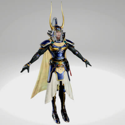 Dissidia Nt - Warrior of Light 3D Model by Breakaway