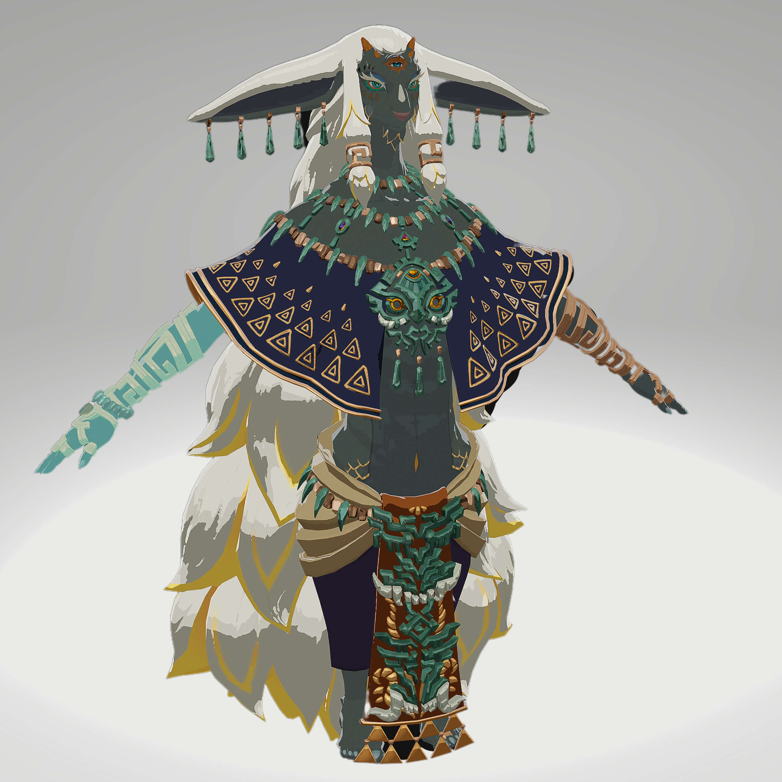 Legend of Zelda Tears of Kingdom - Rauru 3D Model by Breakaway