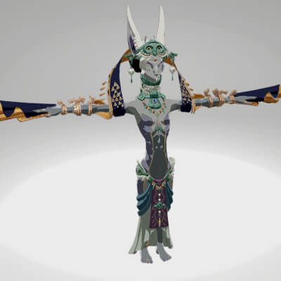 Legend of Zelda Tears of The Kingdom - Miners Construct 3D Model by ...