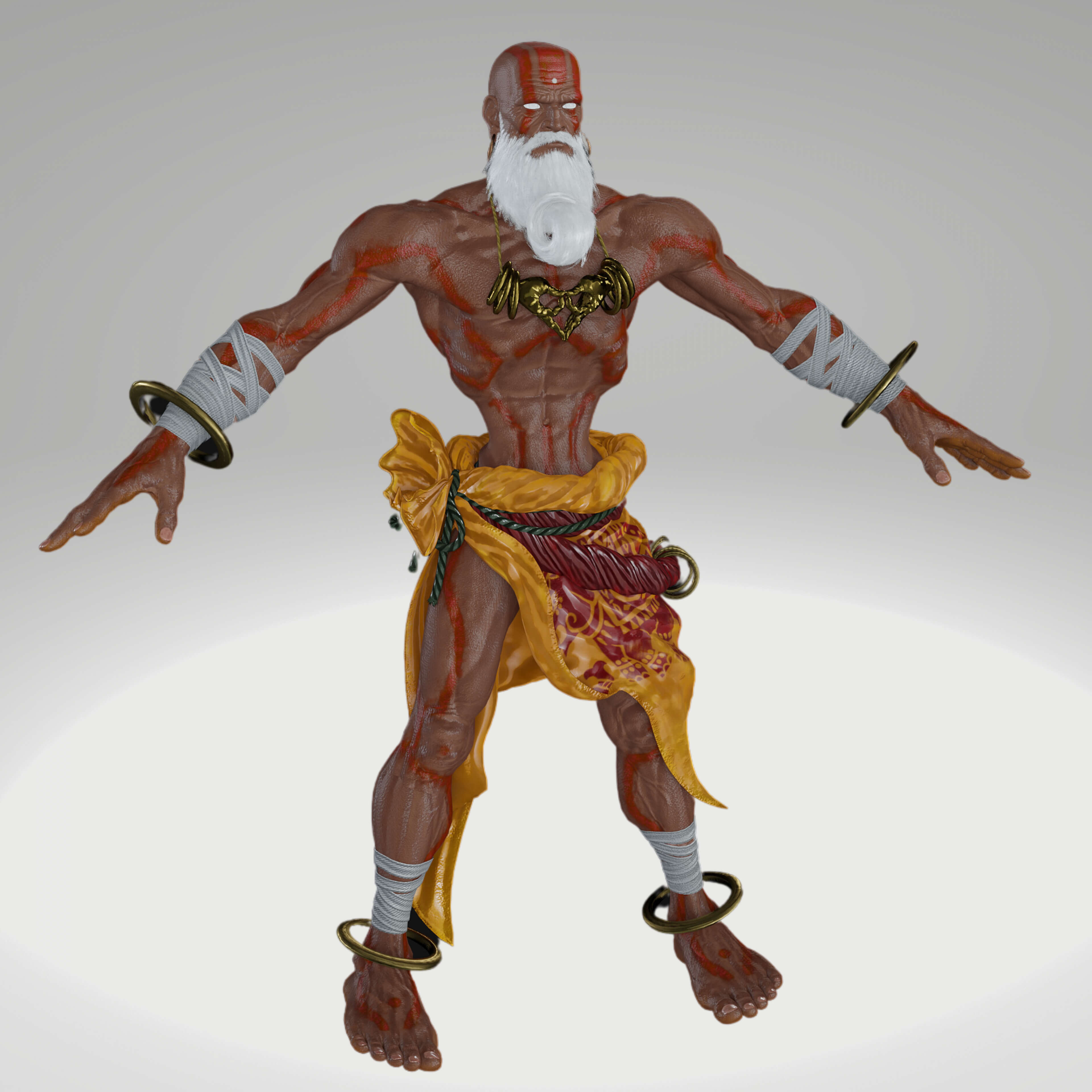 Street Fighter VI - Dhalsim S1 3D Model by Breakaway