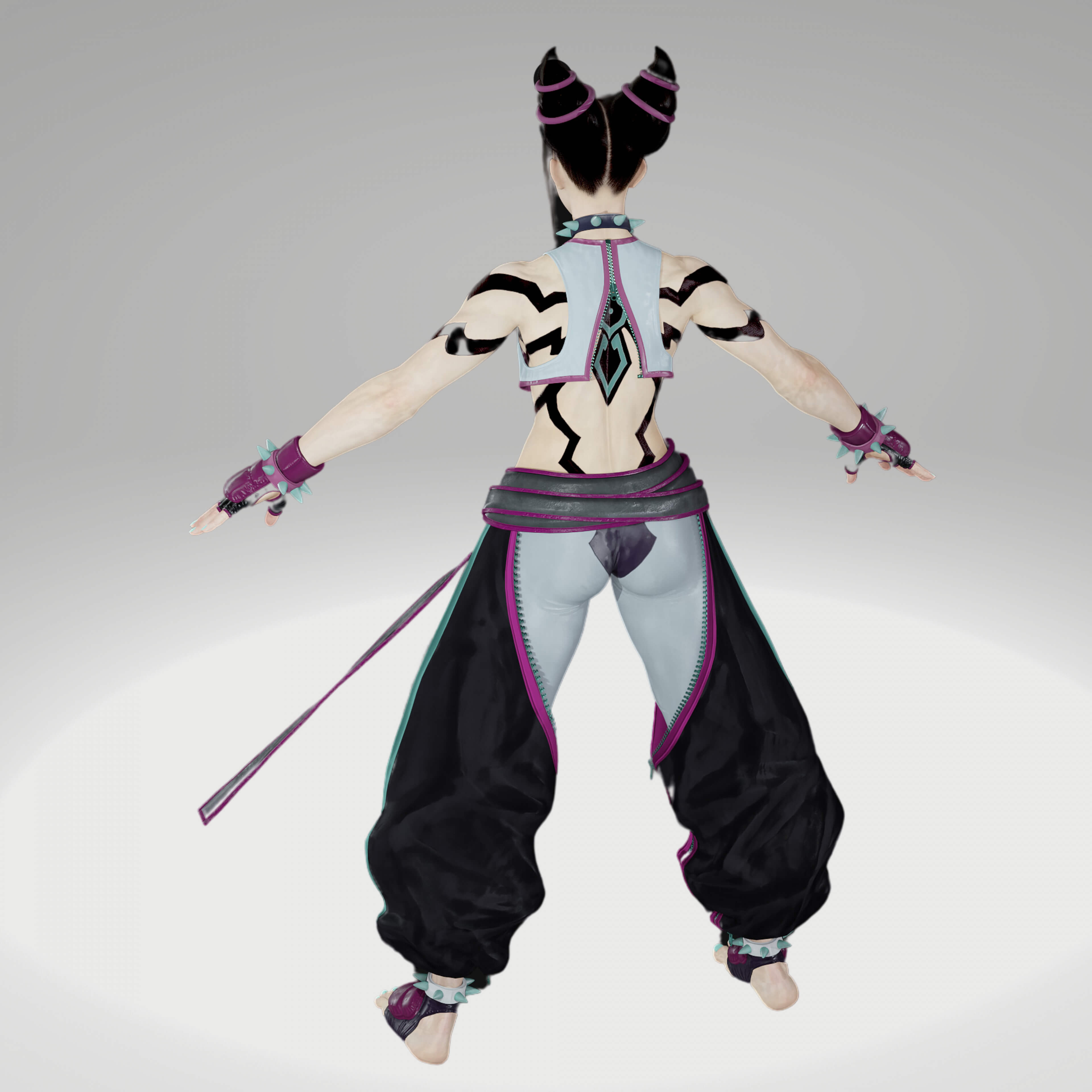 Street Fighter VI - Juri Han S1 3D Model by Breakaway