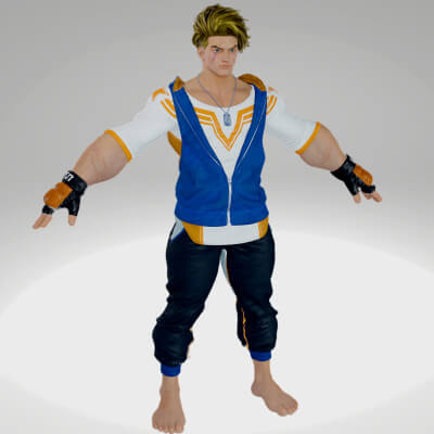 Street Fighter VI - Luke S1 3D Model by Breakaway