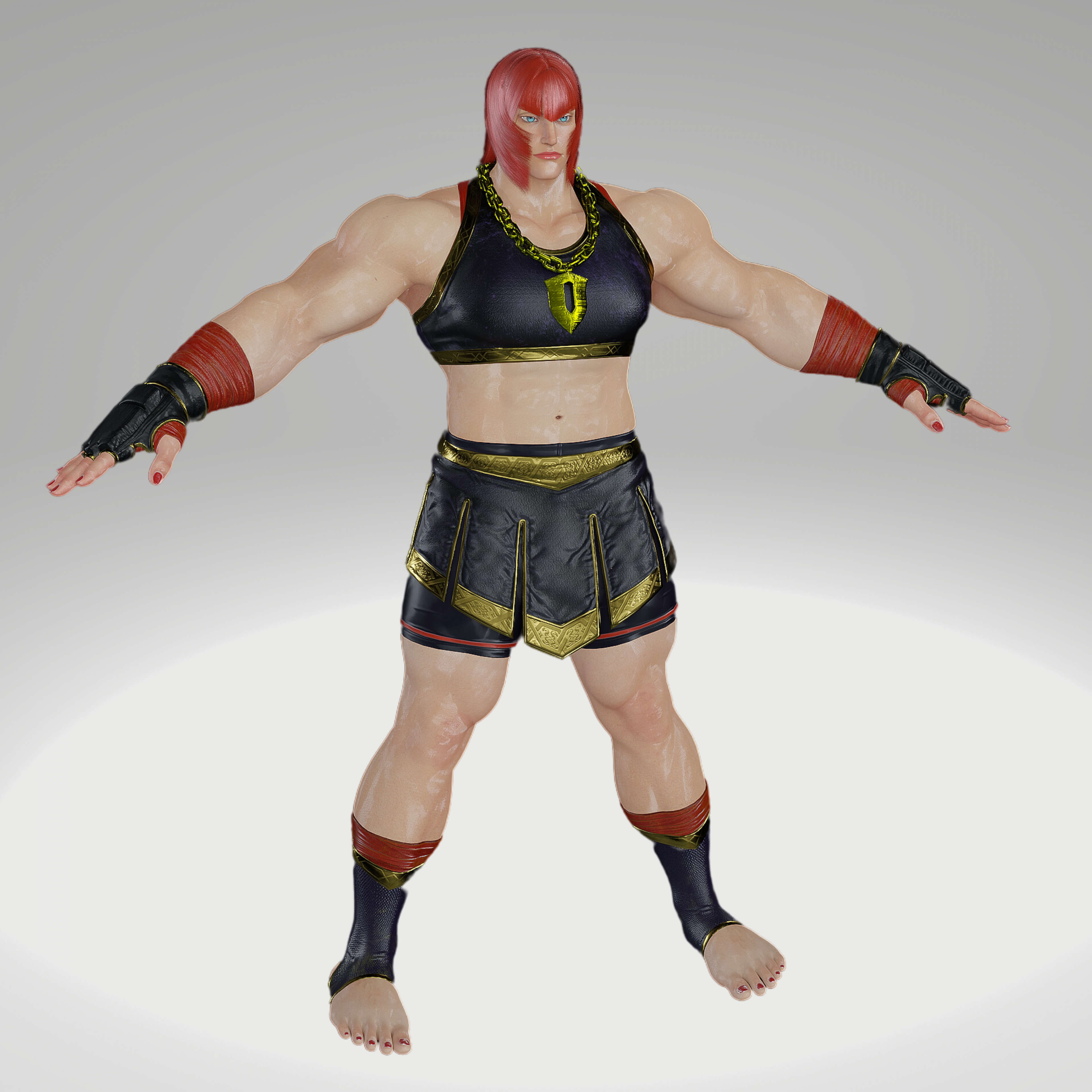 Street Fighter VI - Marisa S1 3D Model by Breakaway